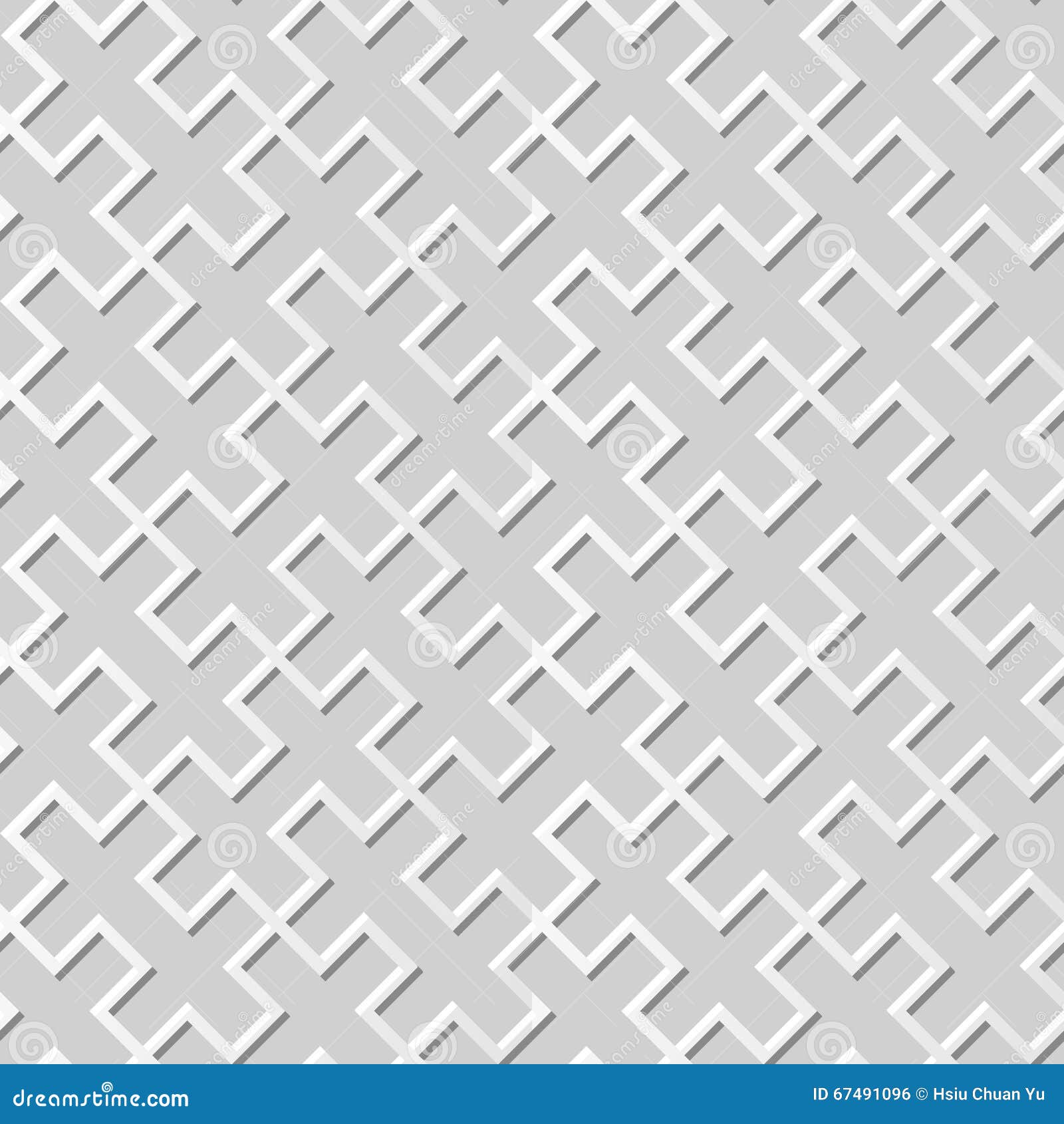 Vector Damask Seamless 3D Paper Art Pattern Background 347 Cross ...
