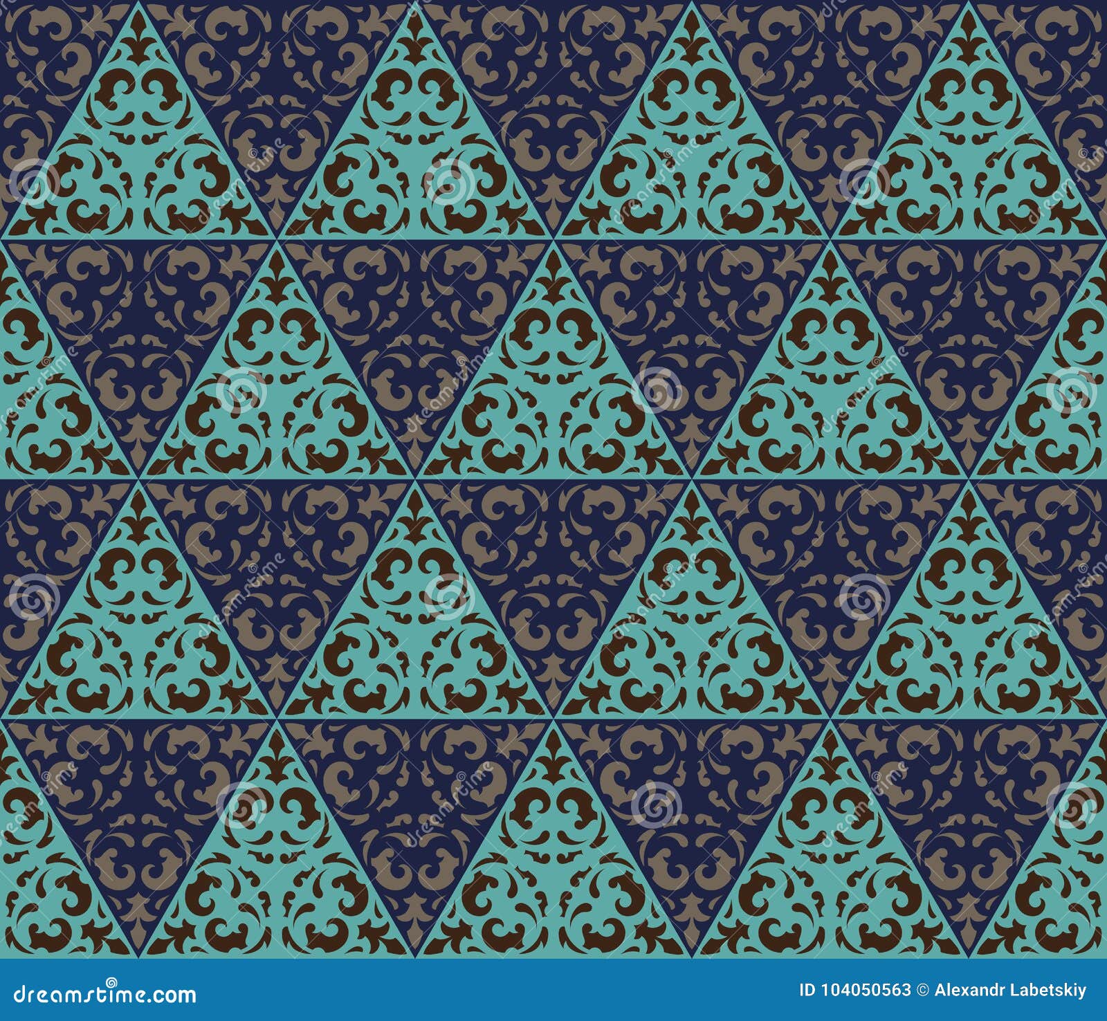 Vector Damask Seamless Pattern Background. Elegant Luxury Texture For ...