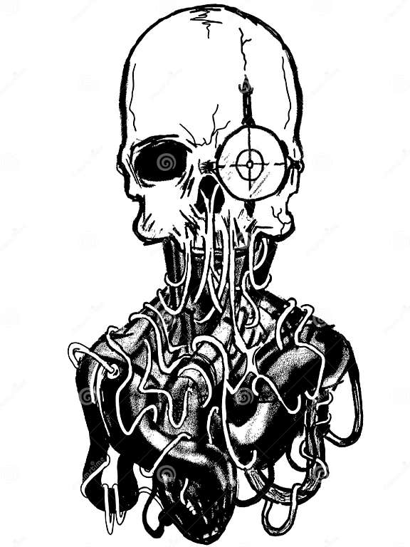 Vector dark art . stock vector. Illustration of figurative - 3046362