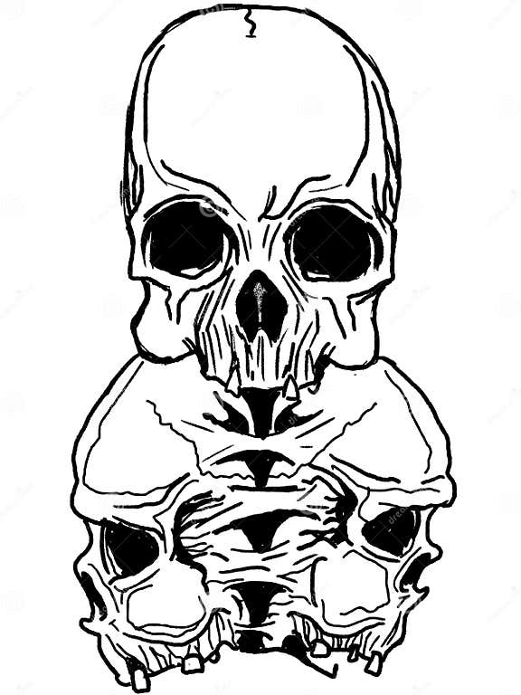 Vector dark art . stock vector. Illustration of frightening - 3046456