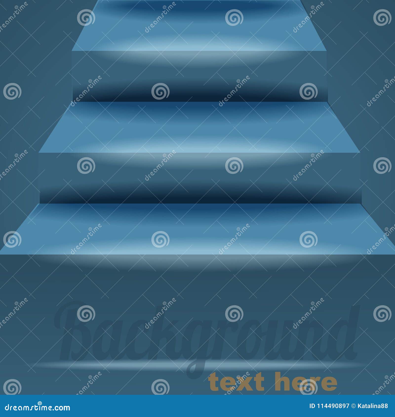 Background with stairs stock vector. Illustration of blue - 114490897