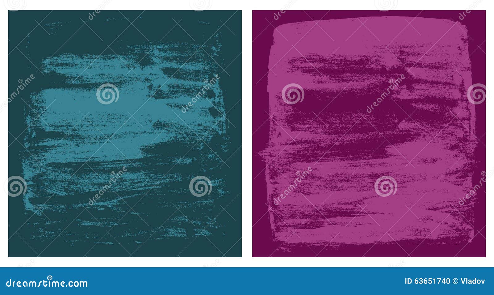 Vector Dark Cyan and Pink Grunge Textures Stock Vector - Illustration ...