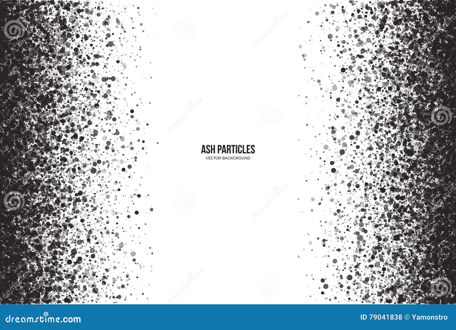 Vector Dark Gray Ash Particles on White Background Stock Vector ...