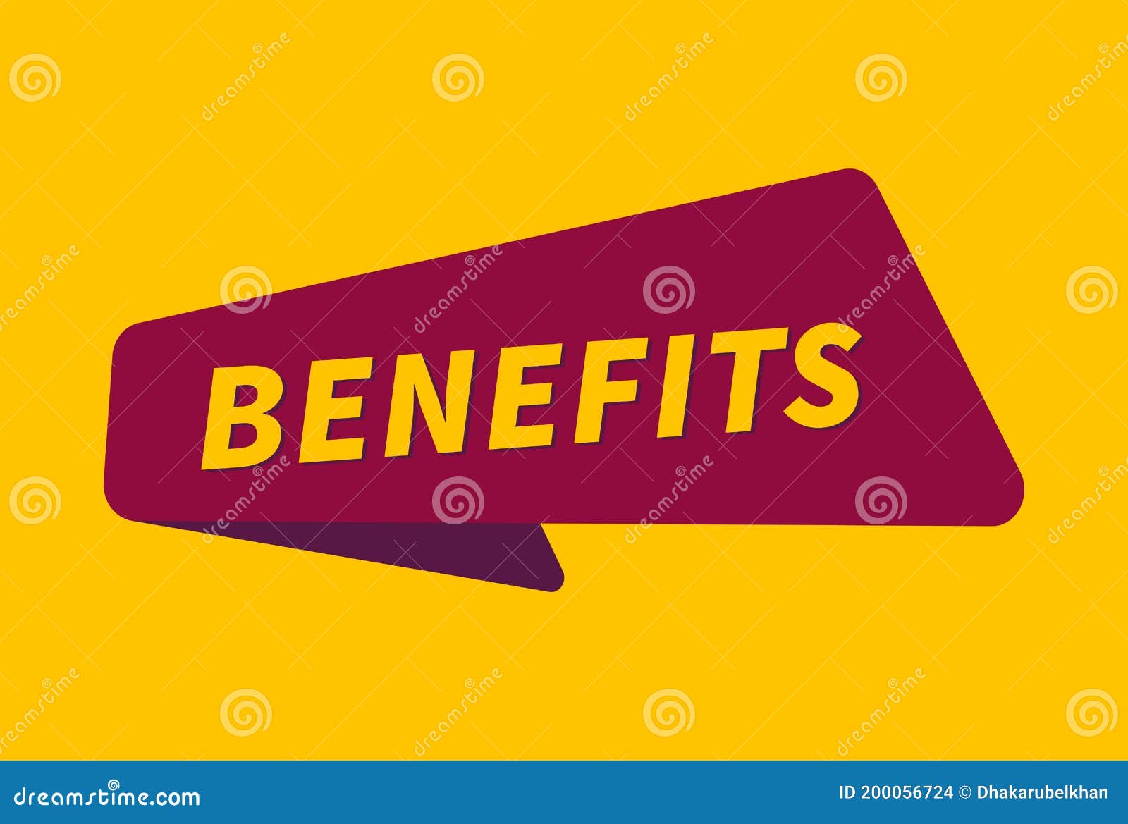 Vector De Banner De Beneficios, Imagen De Beneficios Ilustración del ...