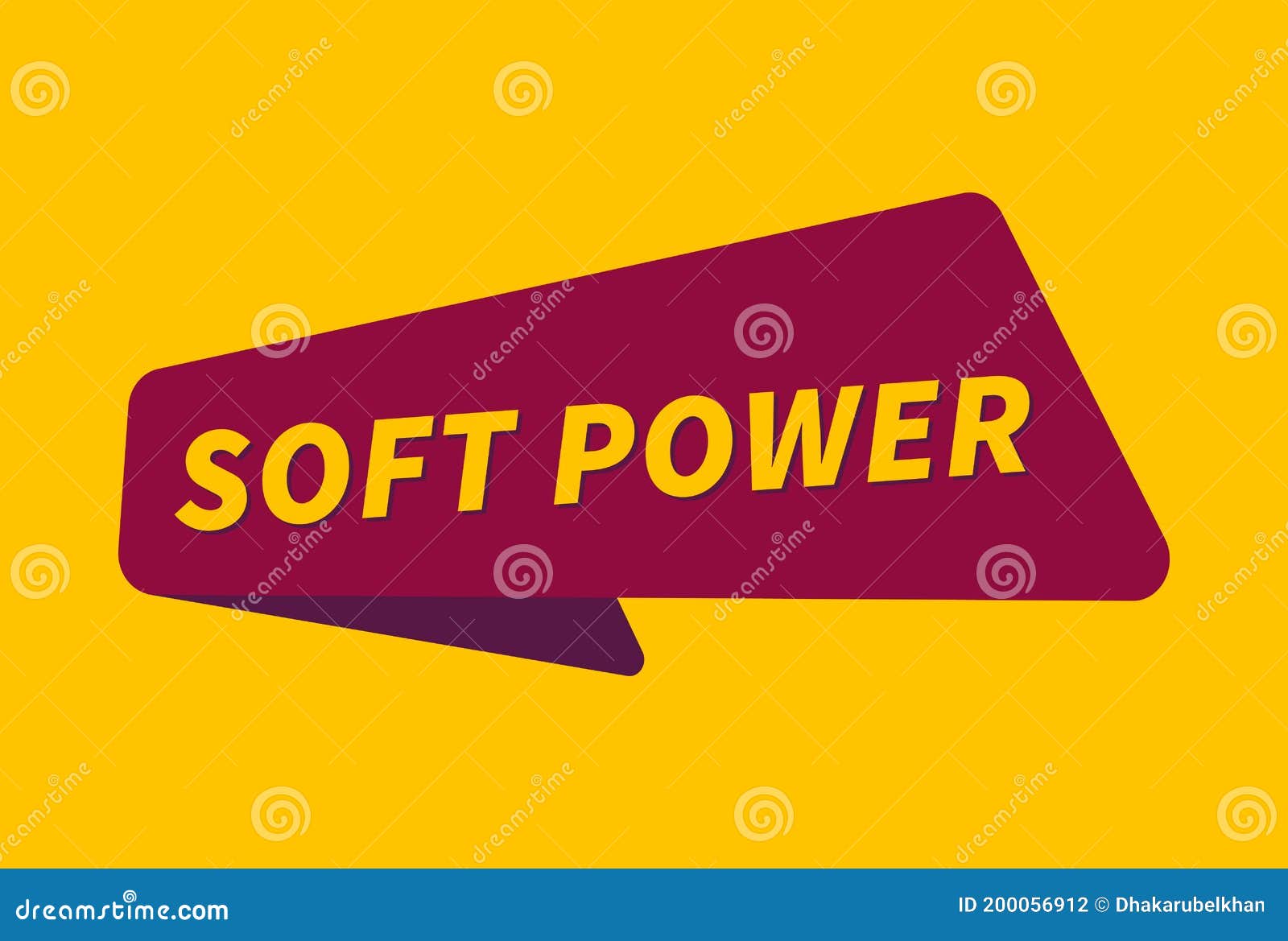 Vector De Banner De Poder Suave, Imagen De Poder Suave Ilustración del ...