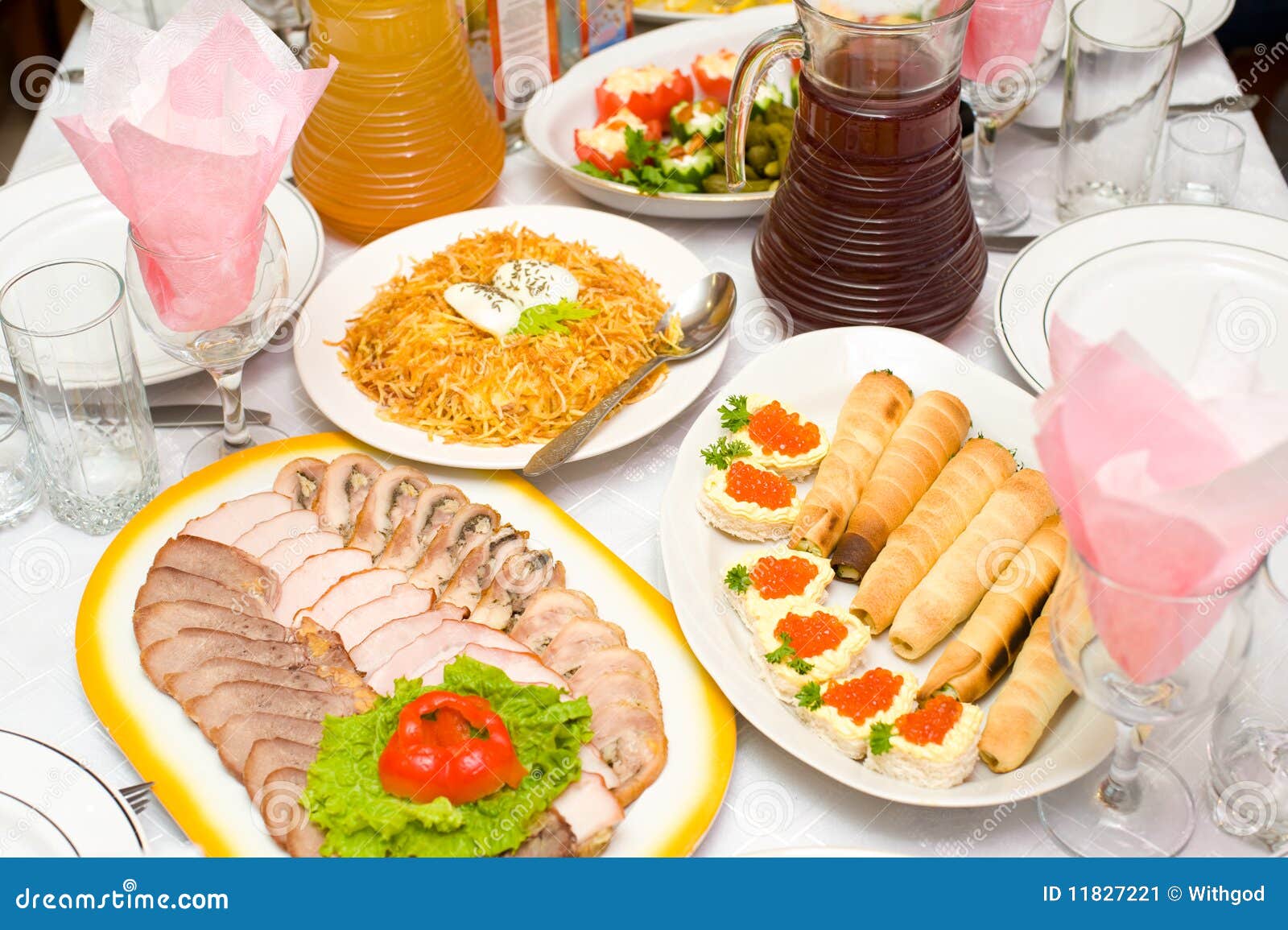 Vector de banquete imagen de archivo. Imagen de servicio - 11827221