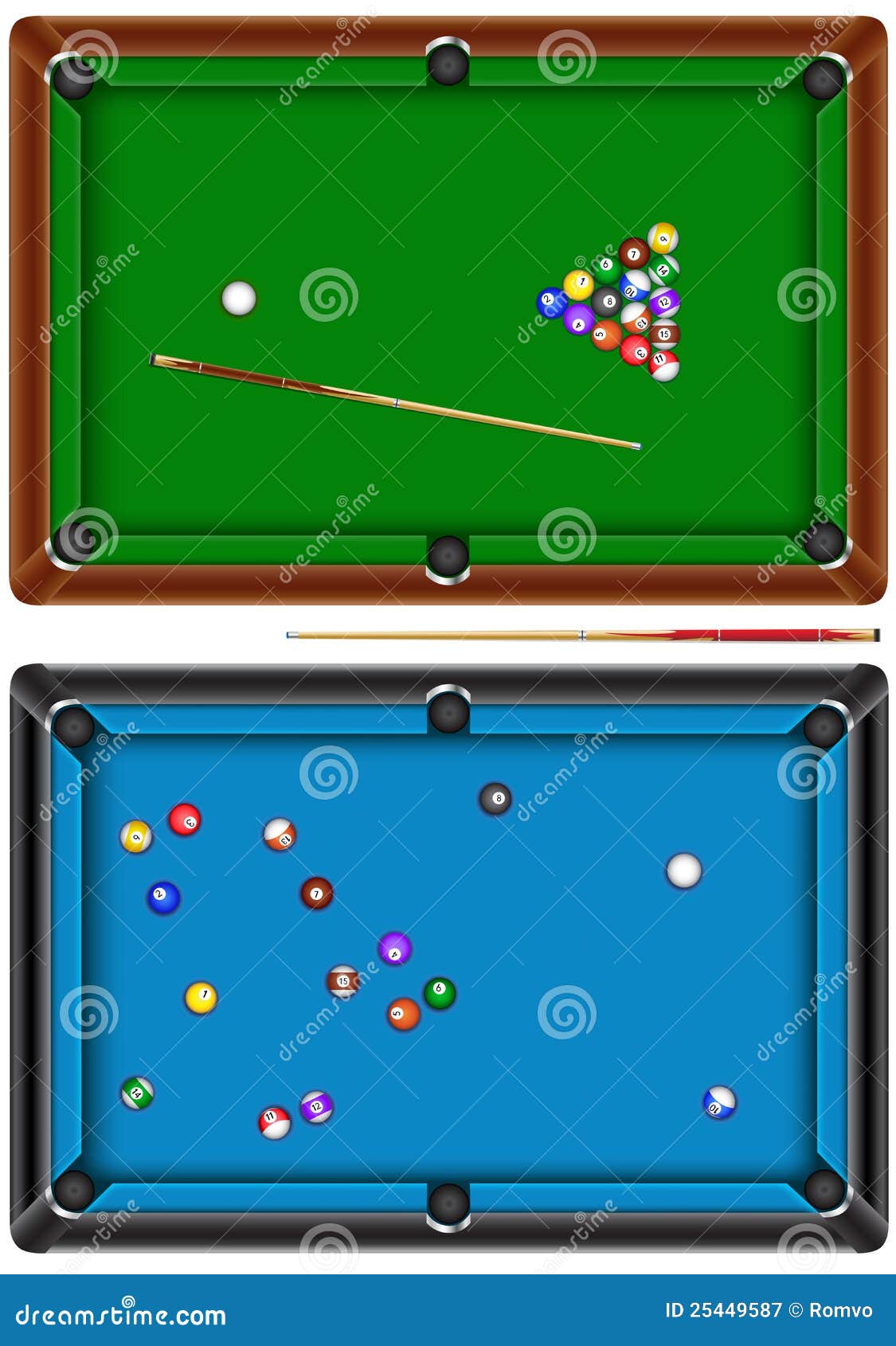 Vector de billar ilustración del vector. Ilustración de objeto - 25449587