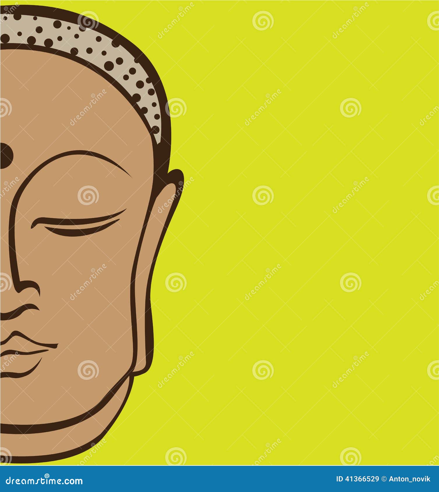 Vector de Buda ilustración del vector. Ilustración de modelo - 41366529