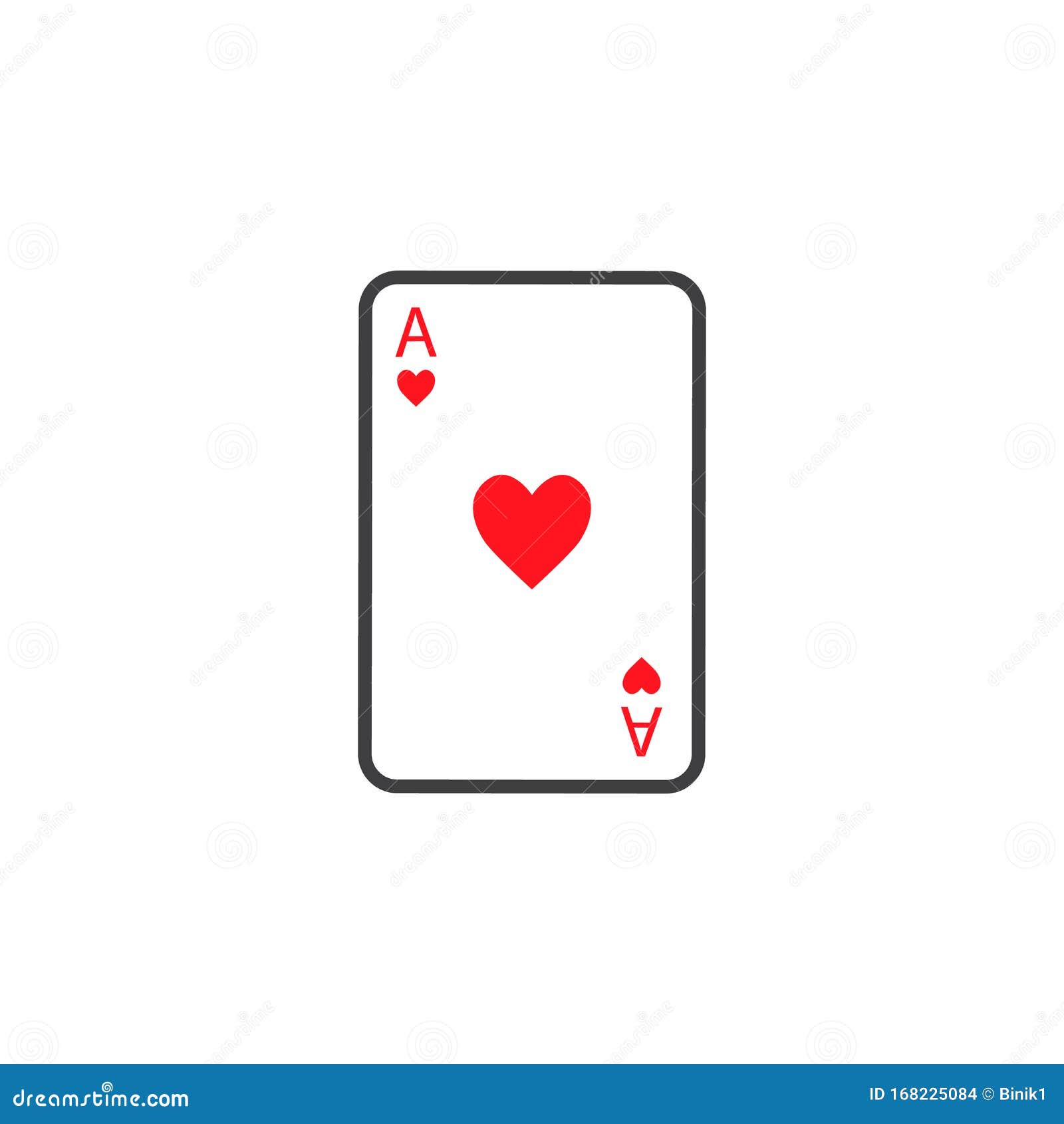 Vector De Cartas De Corazones Ilustración del Vector - Ilustración de ...