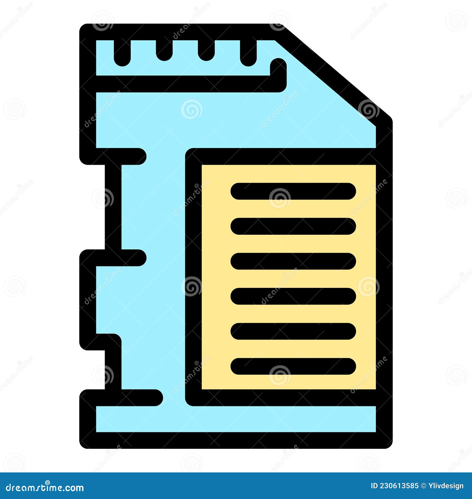 Vector De Color Del Icono De Almacenamiento De Datos Moderno ...