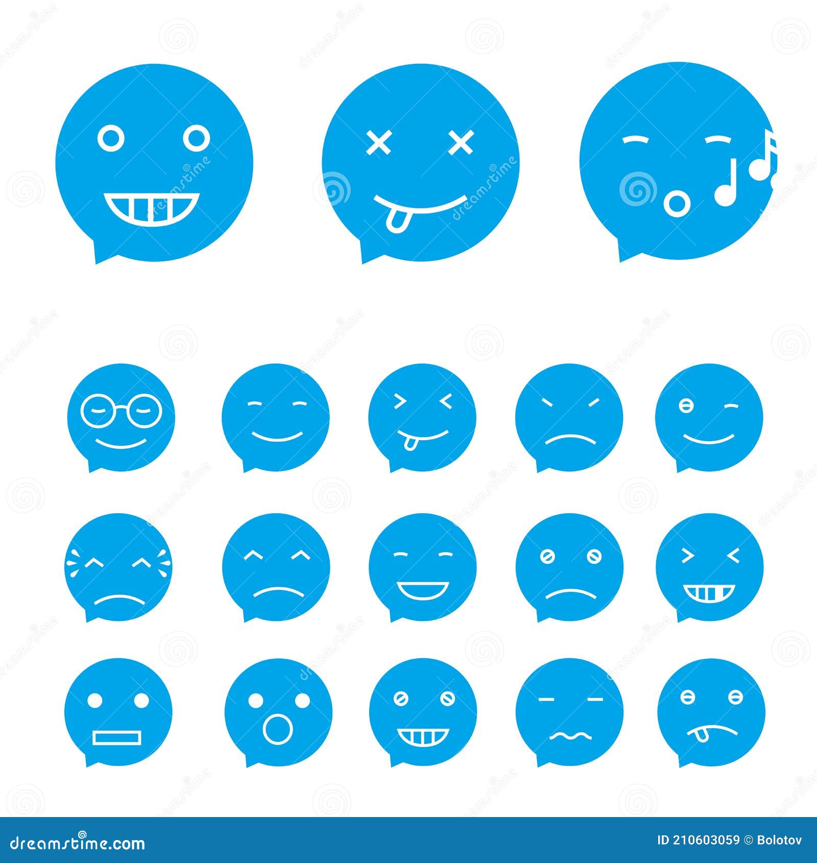 Vector De Conjunto De Sonrisa Ilustración del Vector - Ilustración de ...