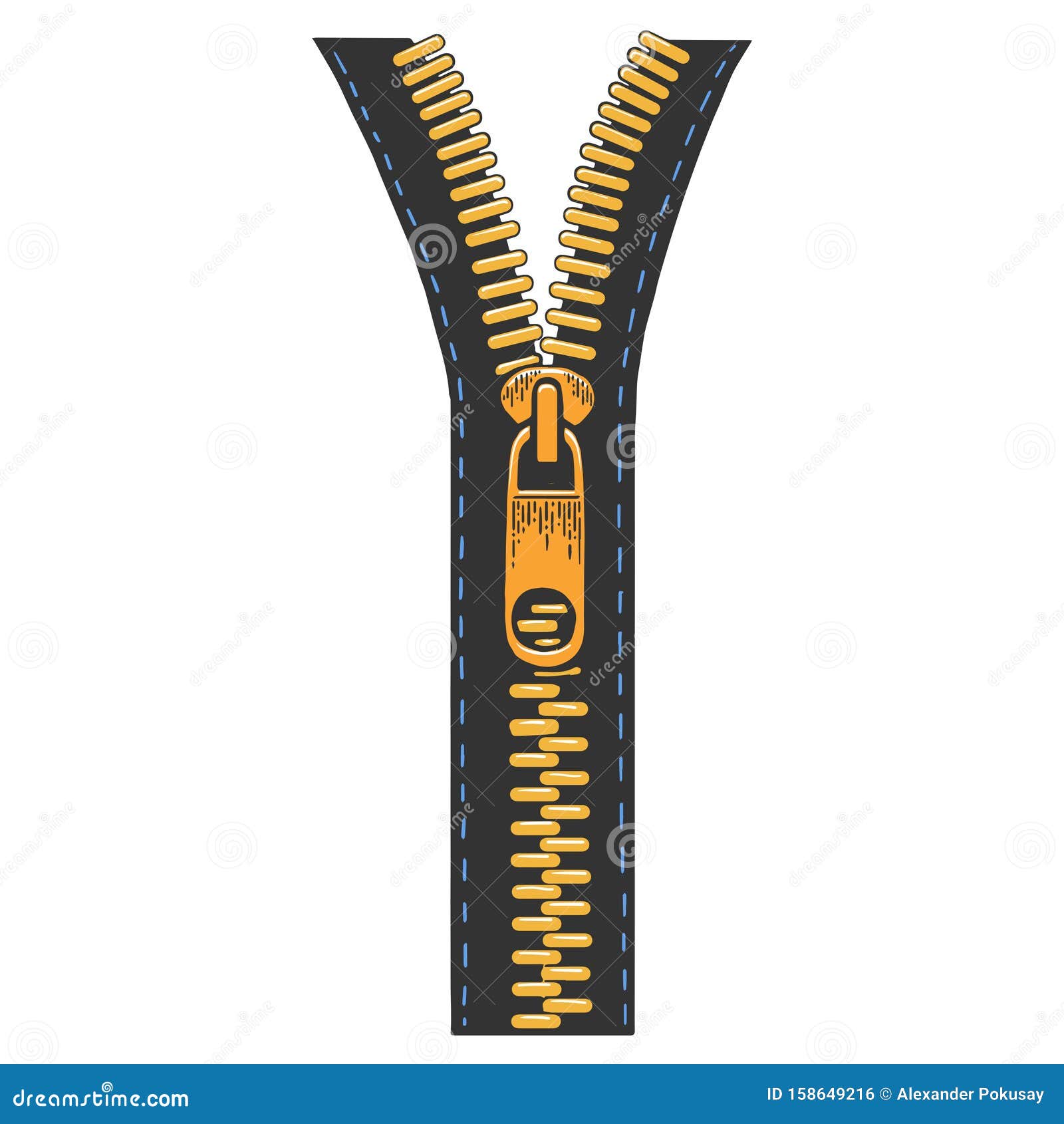 Vector de dibujo de cierre ilustración del vector. Ilustración de juego ...