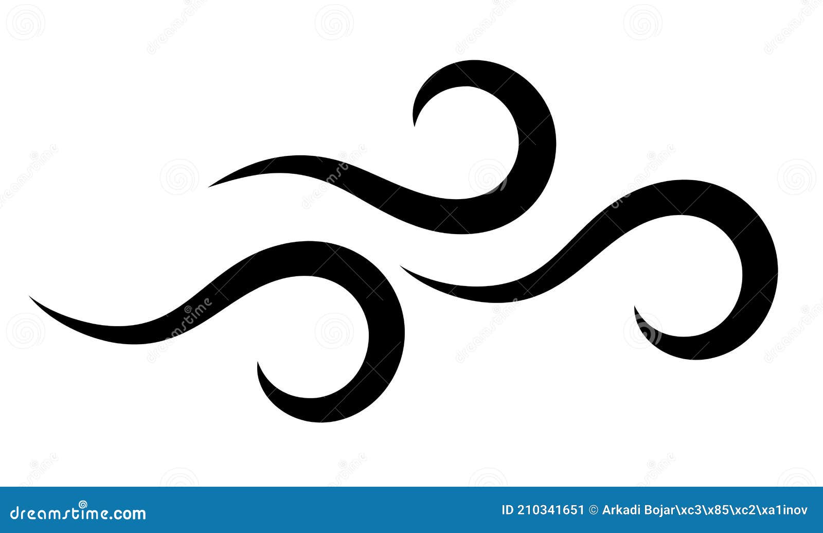 Vector De Flujo De Aire Icono Ilustración del Vector - Ilustración de ...