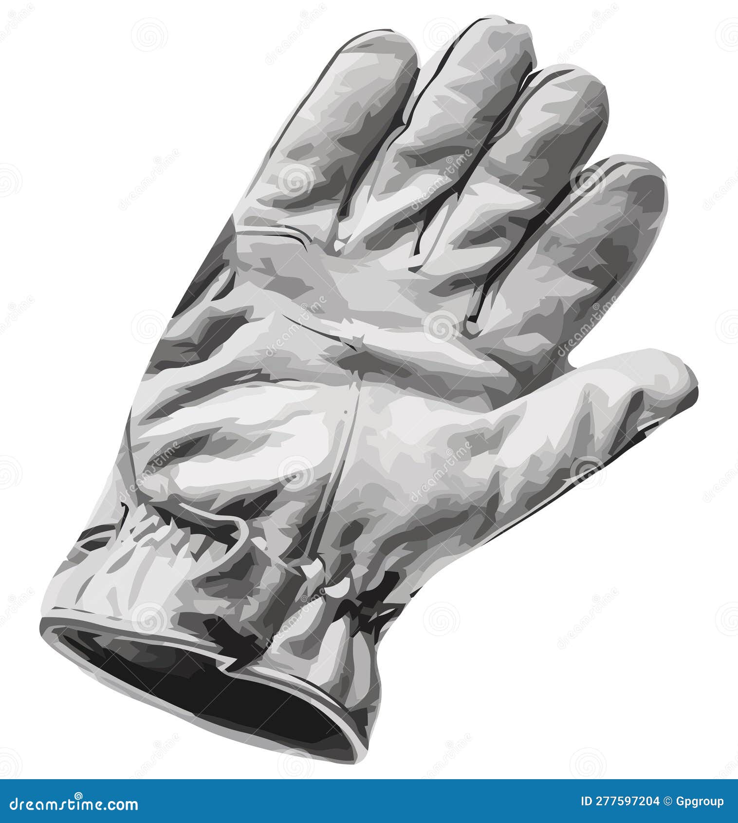 Vector de guante protector ilustración del vector. Ilustración de ...