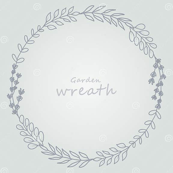 Vector De Huerta De Hoja Dibujada a Mano Ilustración del Vector ...