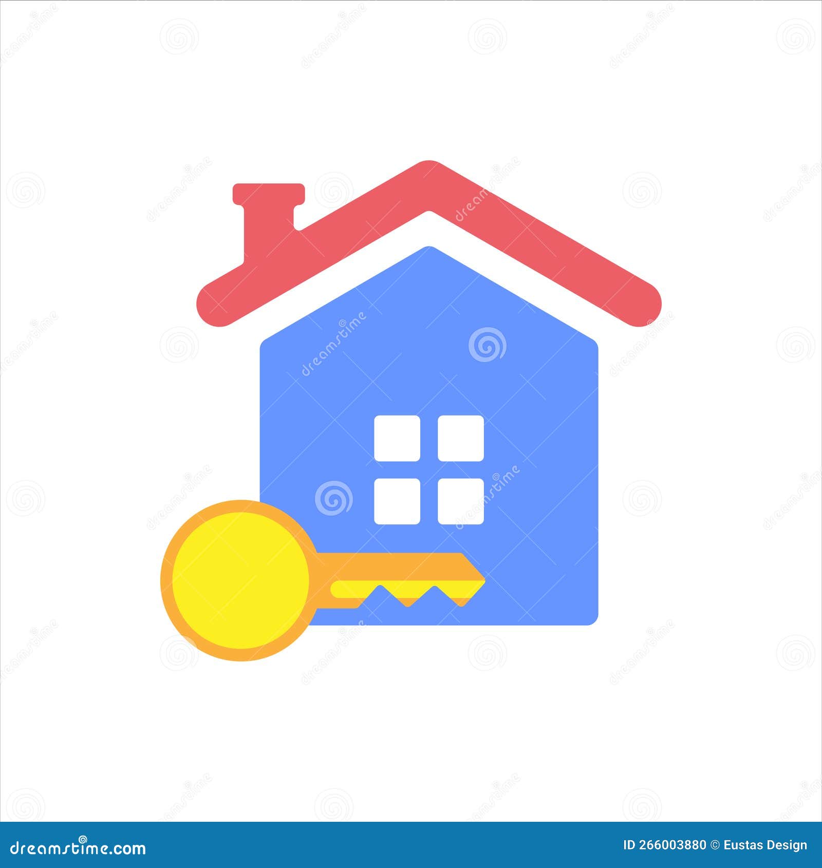 Vector De Icono De Bienes Inmuebles Ilustración del Vector ...