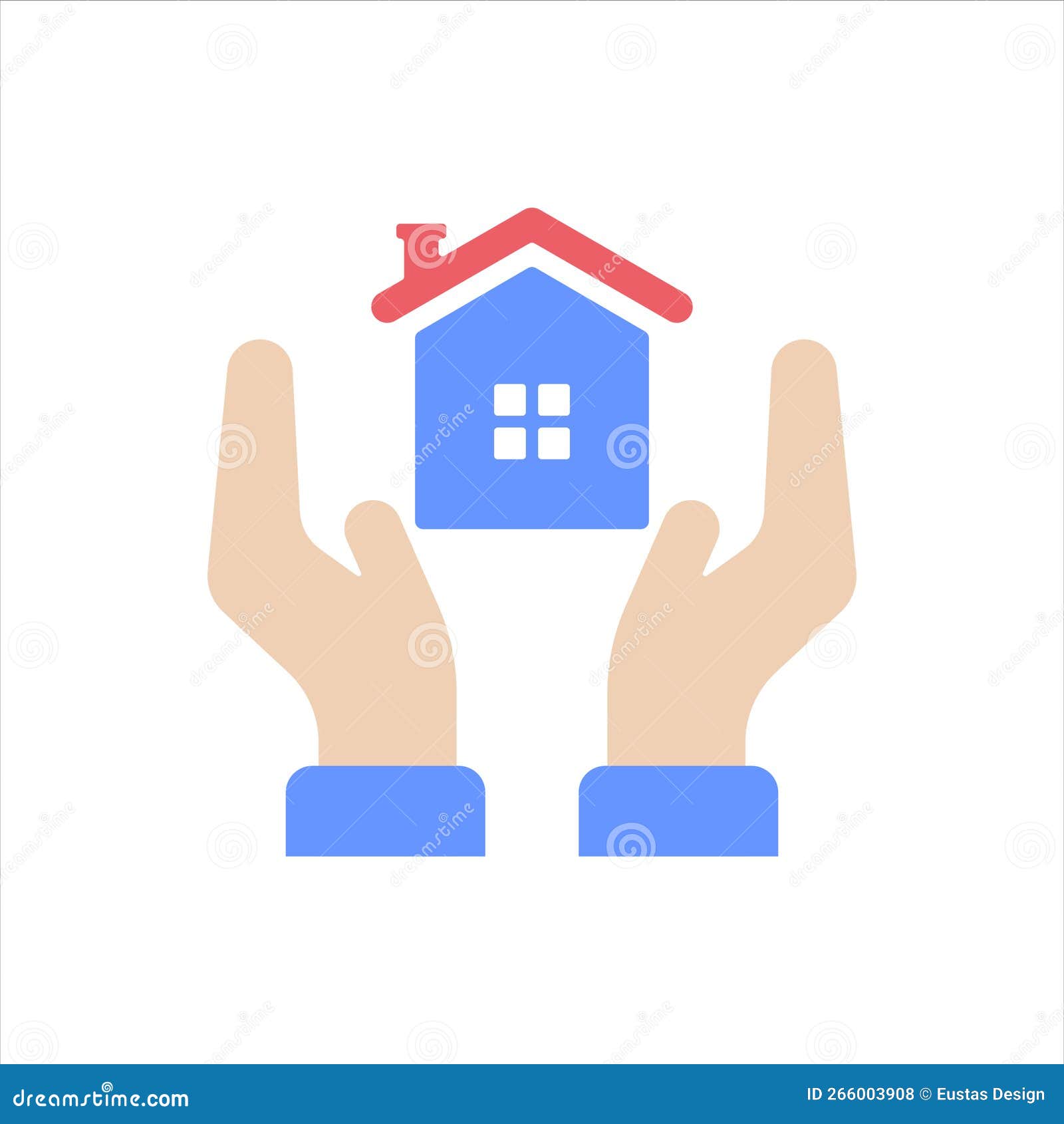 Vector De Icono De Bienes Inmuebles Ilustración del Vector ...