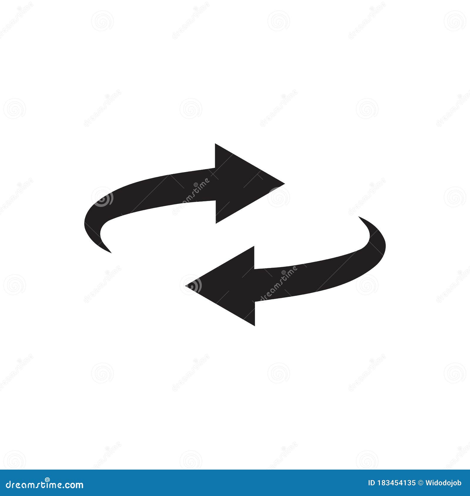 Vector De Icono De Ciclo De Flecha Ilustración del Vector - Ilustración ...