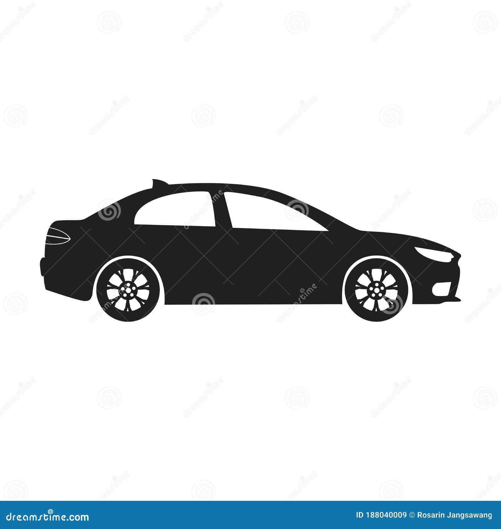 05vector De Icono De Coche En Fondo Gris Ilustración del Vector ...