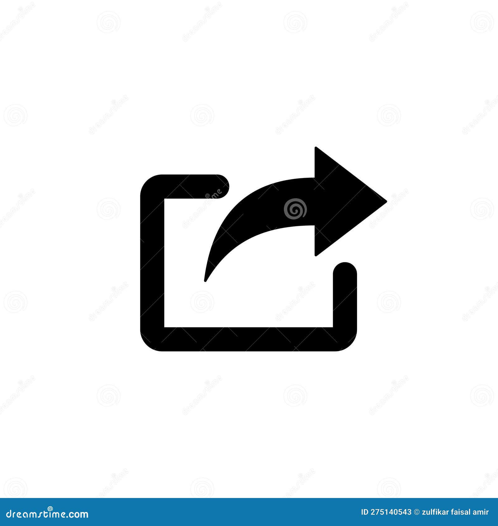 Vector De Icono Compartido. Vector Compartido Ilustración del Vector - Ilustración de muestra ...