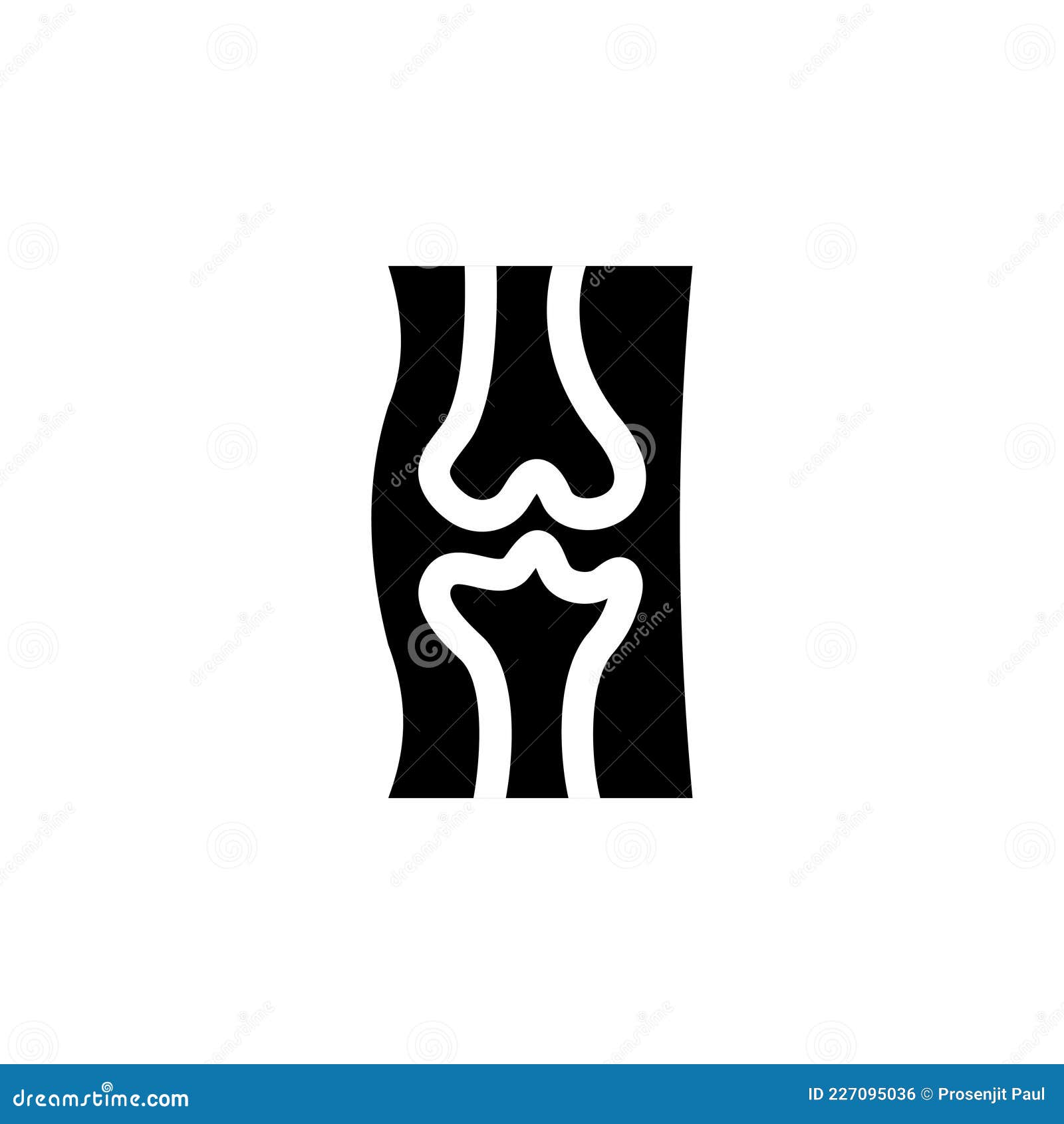 Vector De Icono De Rodilla Rota Ilustración del Vector - Ilustración de ...