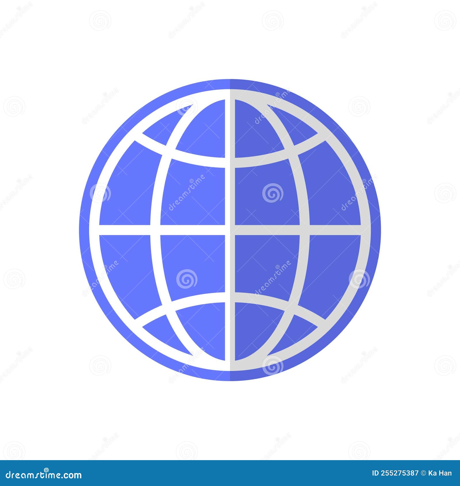Vector De Icono Web De Internet En Estilo Plano. Símbolo De Símbolo Del ...