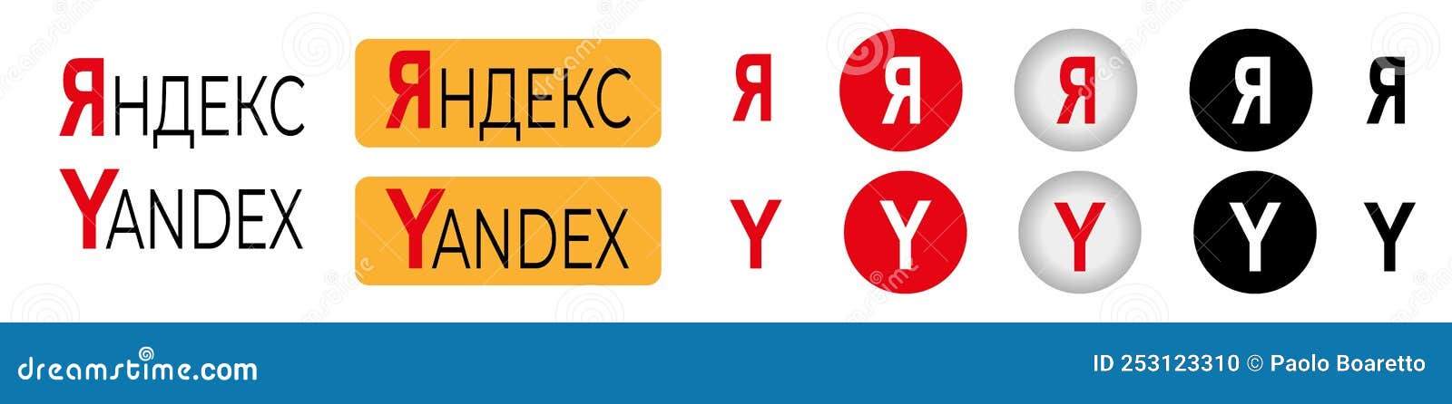 Vector De Icono De Yandex. Icono De Yandex. Imagen editorial ...