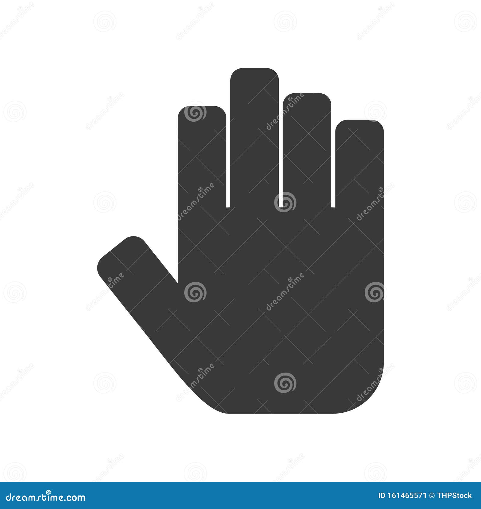 Vector de iconos de mano ilustración del vector. Ilustración de punta ...