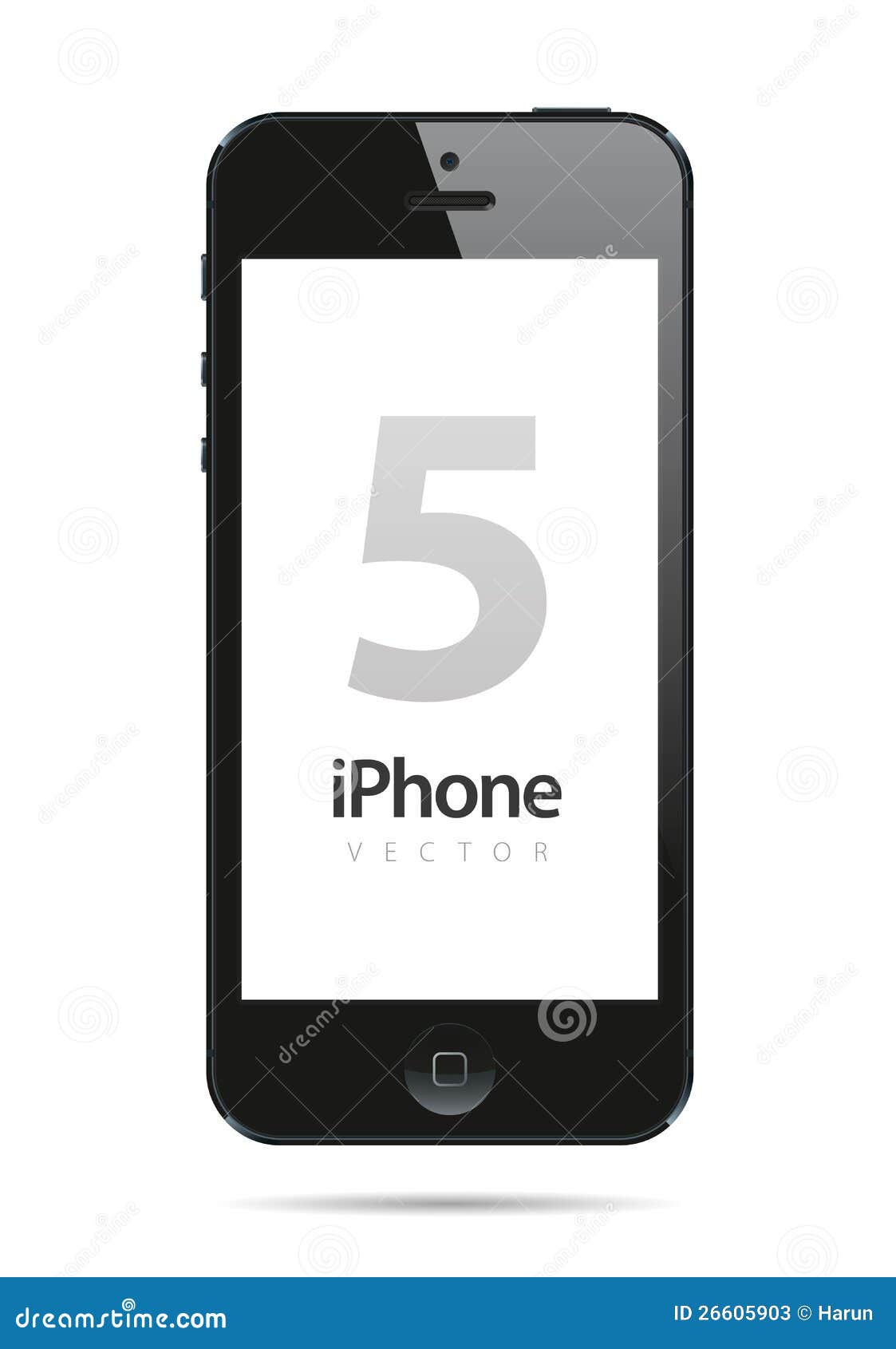 Vector de Iphone 5 foto de archivo editorial. Ilustración de celular - 26605903