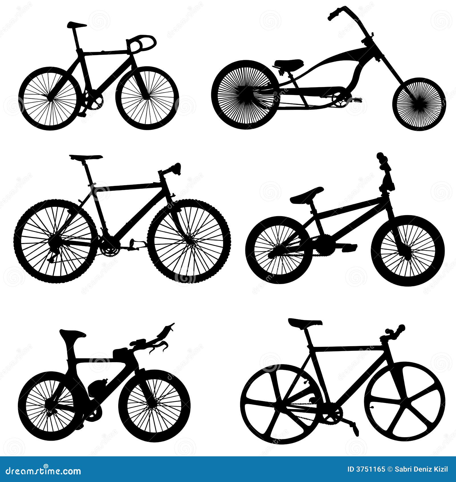 Vector de la bicicleta ilustración del vector. Ilustración de rueda ...