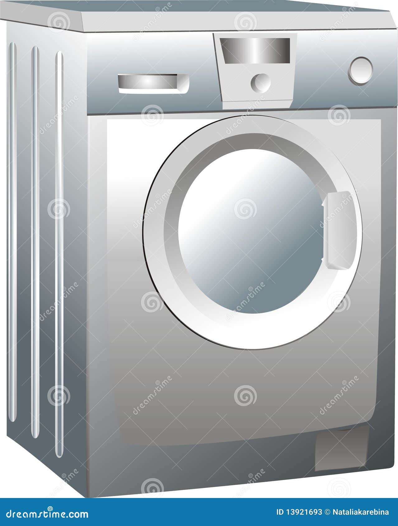 Vector de la lavadora ilustración del vector. Ilustración de forma ...