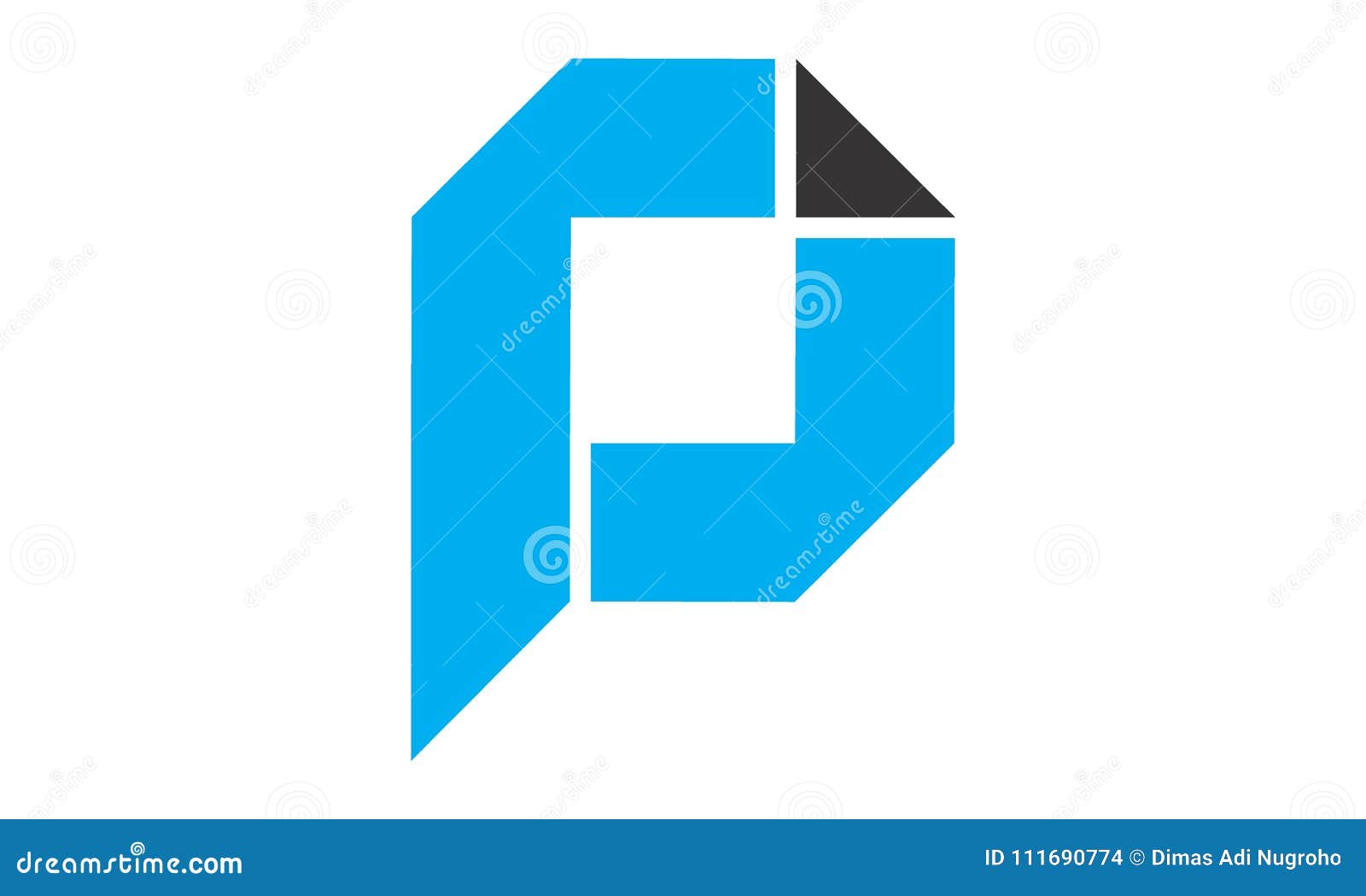 Vector de la letra P ilustración del vector. Ilustración de icono ...