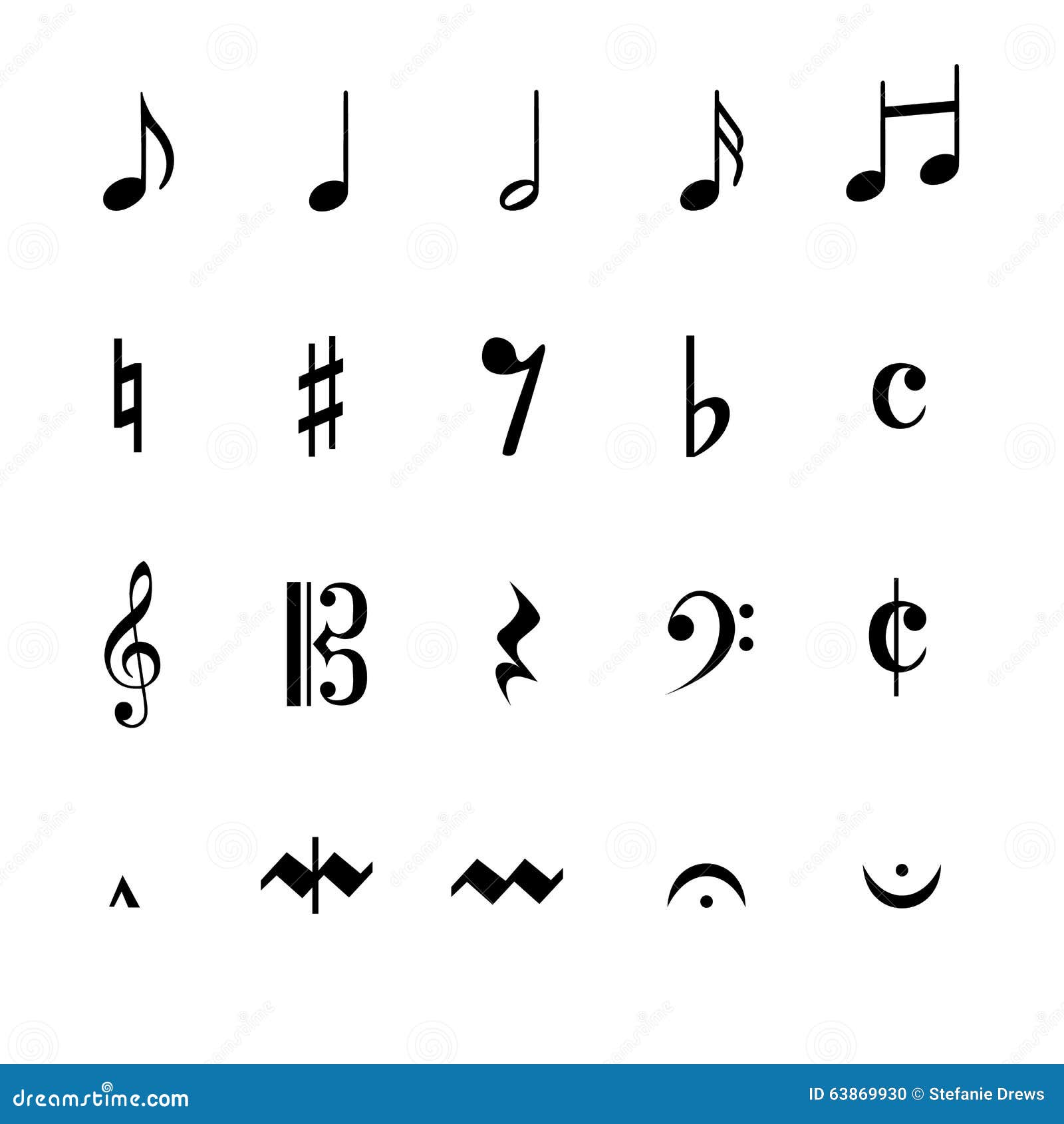 Vector De La Muestra De La Música Ilustración del Vector - Ilustración ...