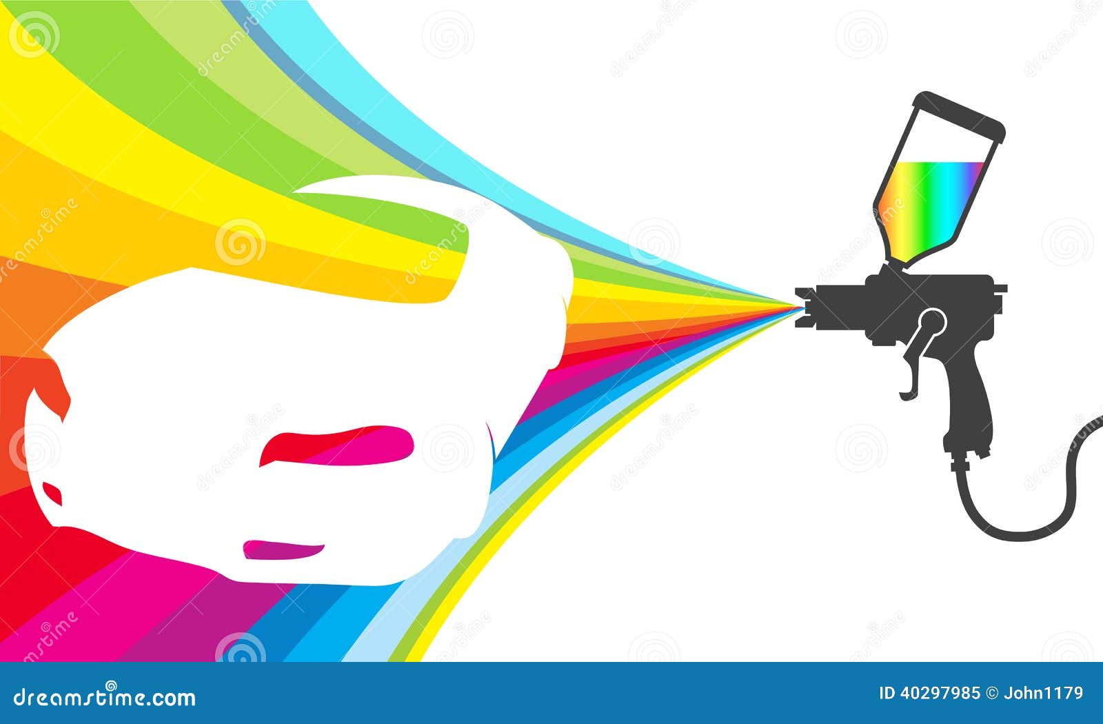 Vector De La Pintura Del Coche Stock de ilustración - Ilustración de ...