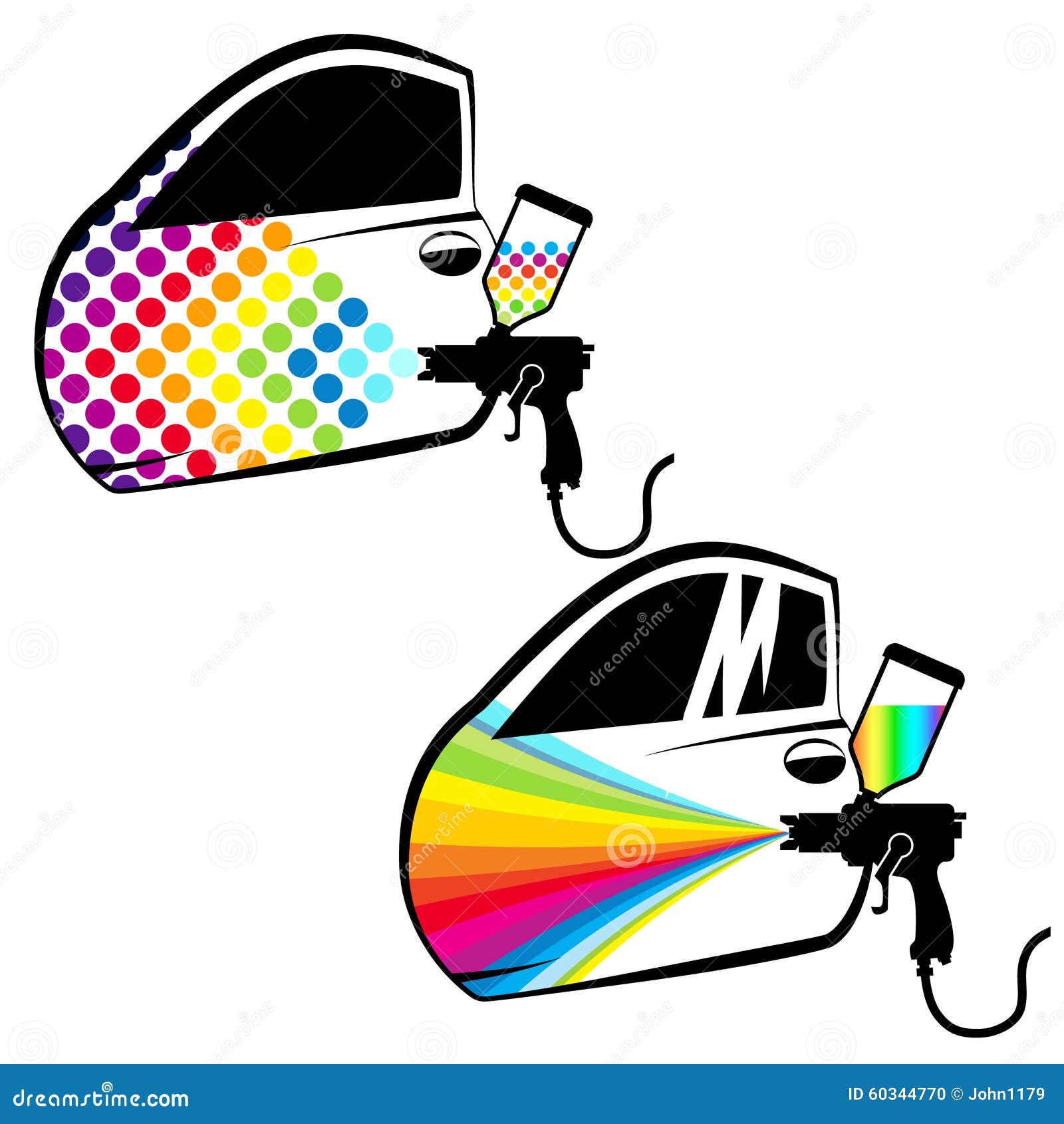 Vector De La Pintura Del Coche Stock de ilustración - Ilustración de ...