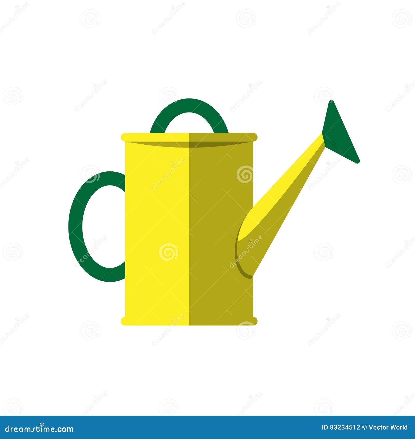 Vector De La Regadera Aislado En Blanco Ilustración del Vector ...