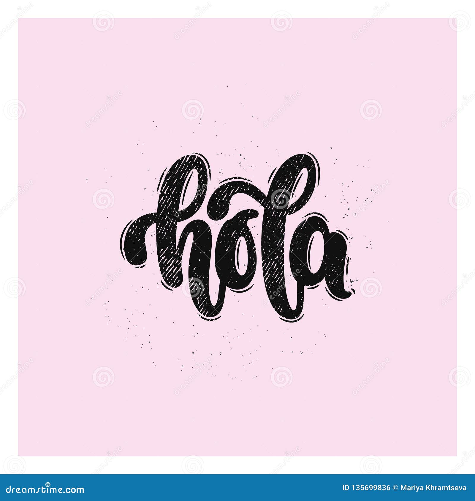 Vector De Las Letras De Hola Ilustración del Vector - Ilustración de ...