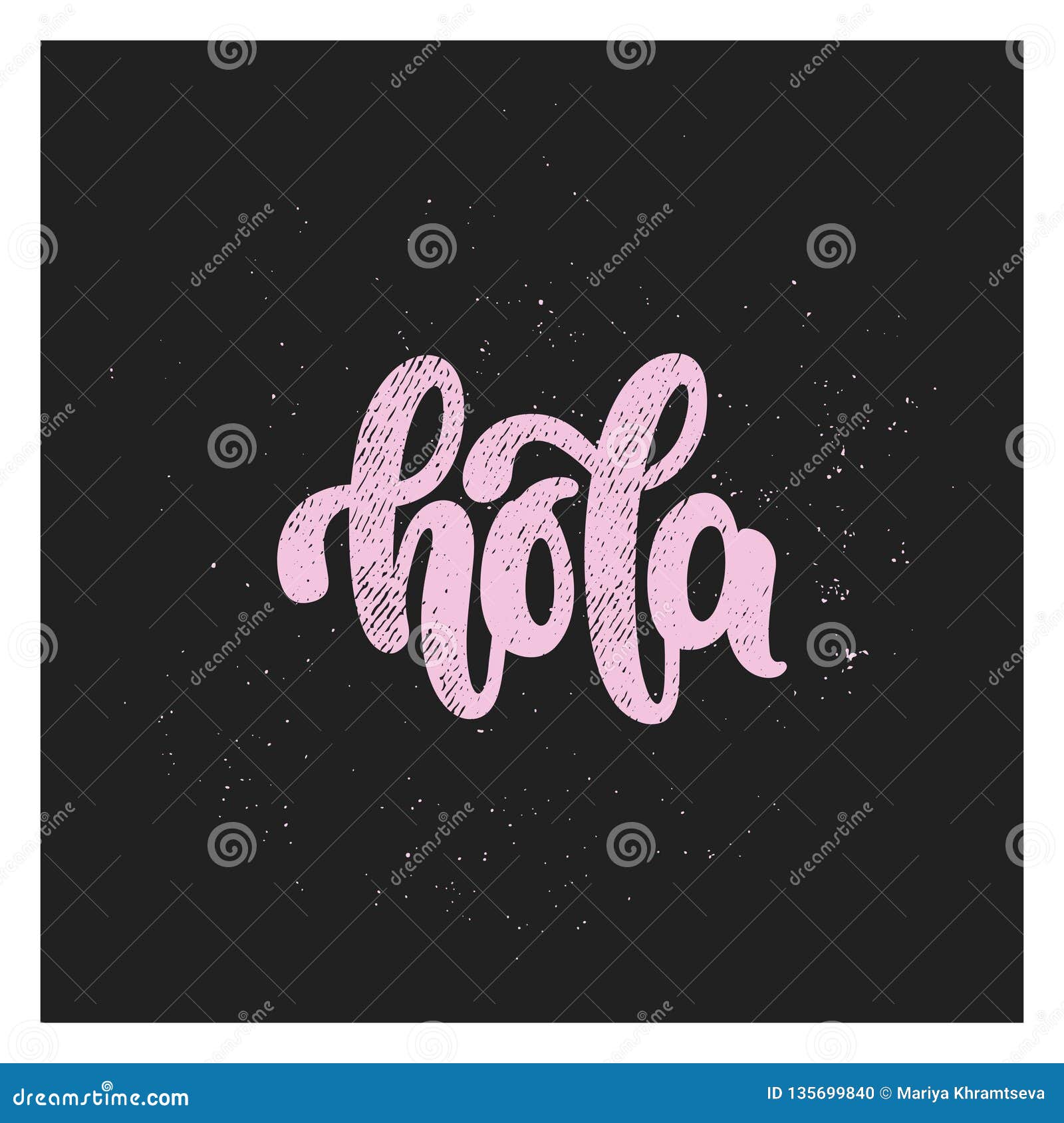 Vector De Las Letras De Hola Ilustración del Vector - Ilustración de ...