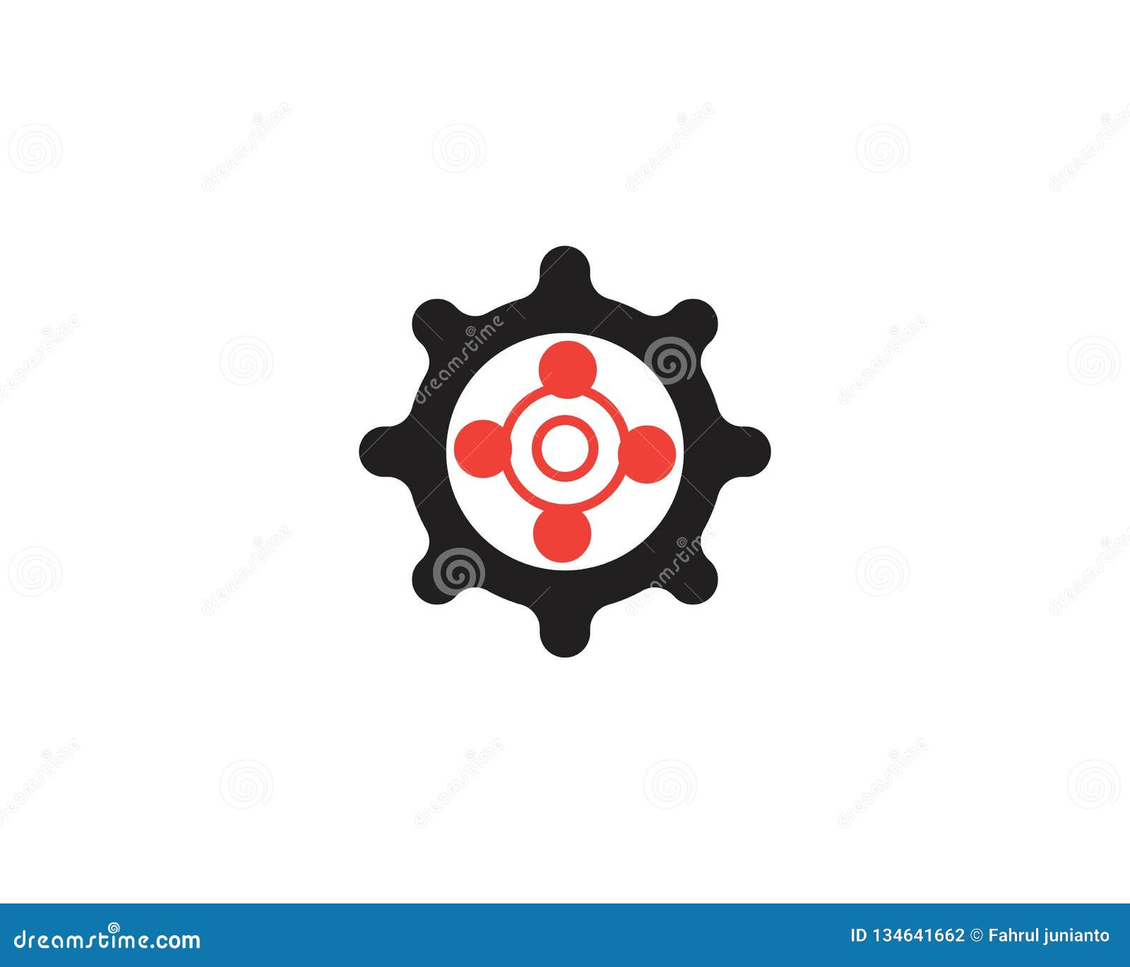 Vector De Logo Template Del Engranaje Ilustración del Vector ...