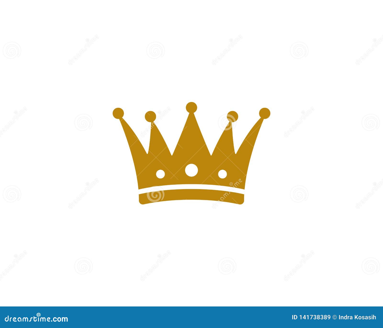 Vector De Logo Template De La Corona Ilustración del Vector ...