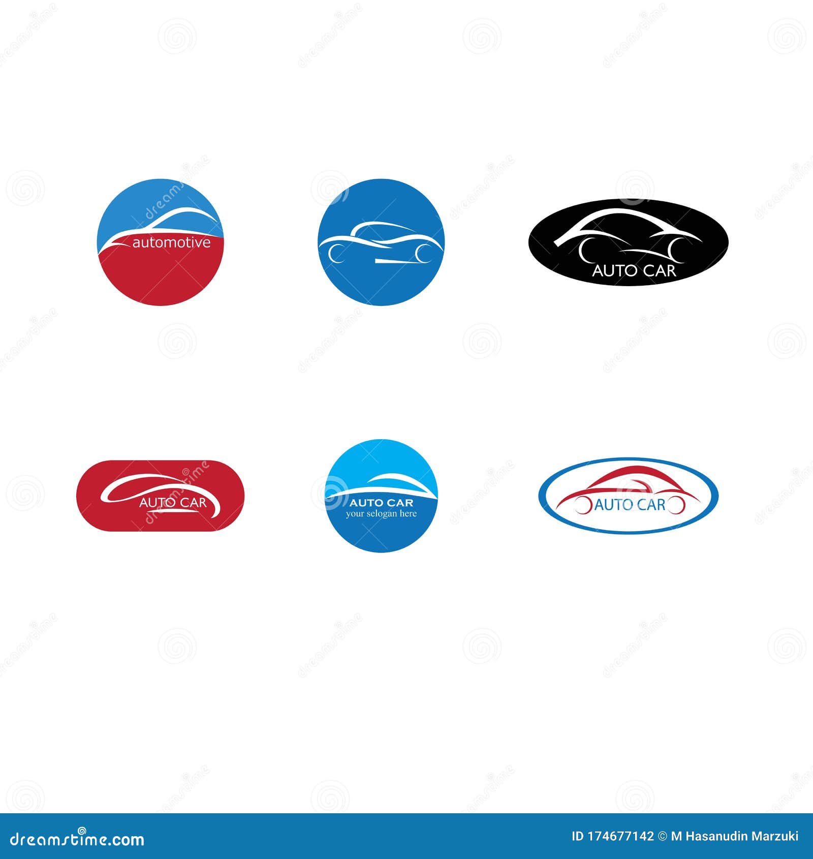 Vector de logotipo de auto ilustración del vector. Ilustración de ...