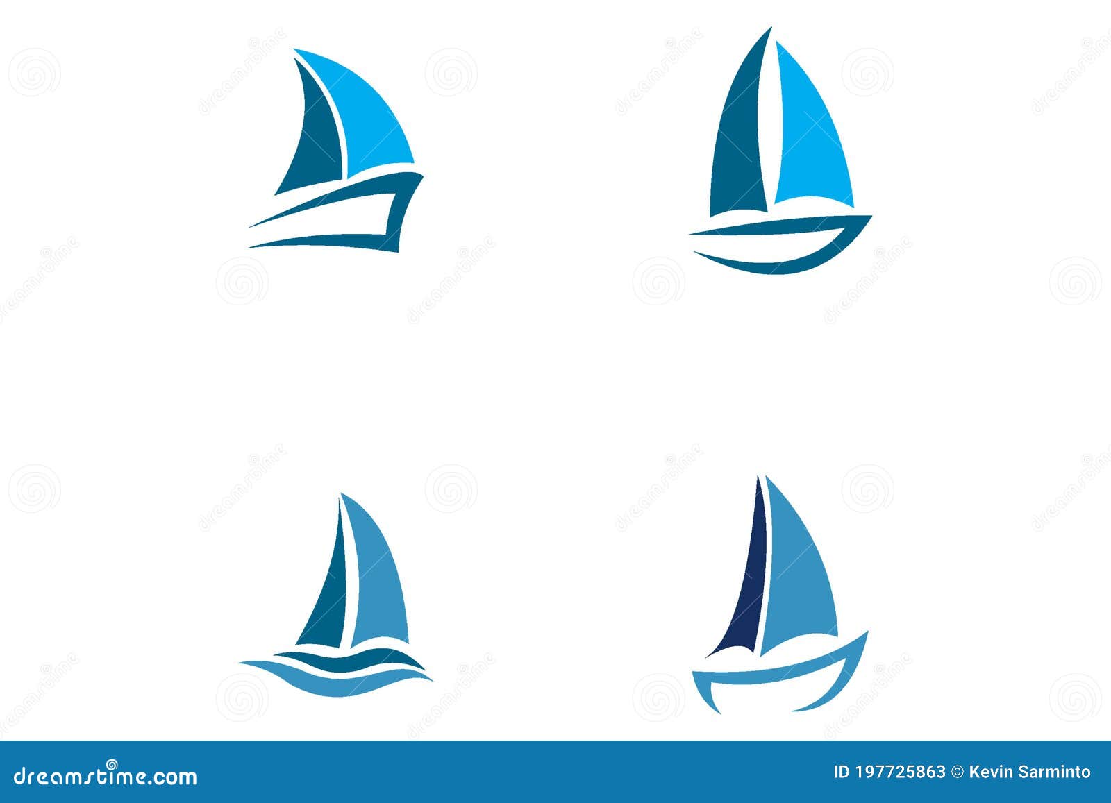 Vector De Logotipo De Barco Ilustración del Vector - Ilustración de ...