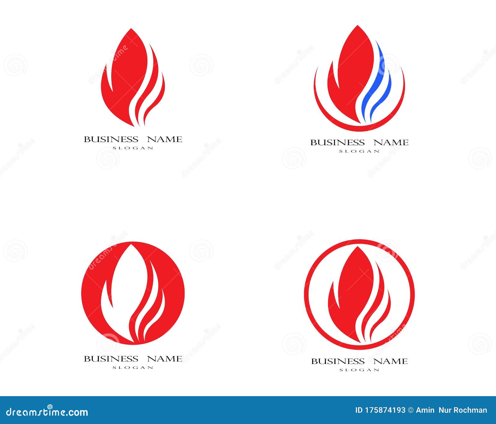 Vector De Logotipo De Incendio Ilustración del Vector - Ilustración de ...