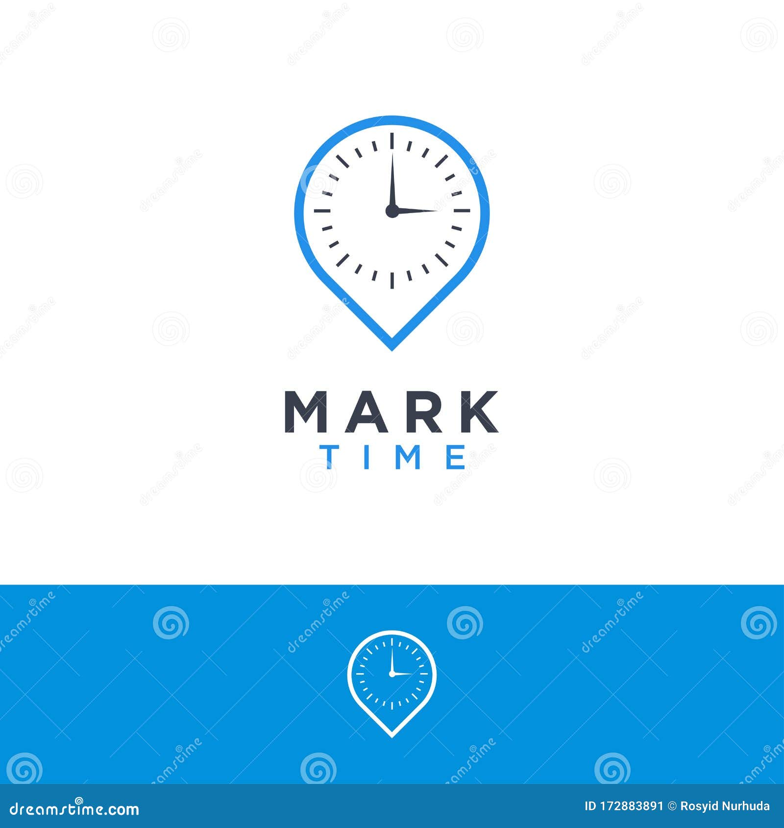 Vector De Logotipo De Reloj Moderno Minimalista Ilustración del Vector ...