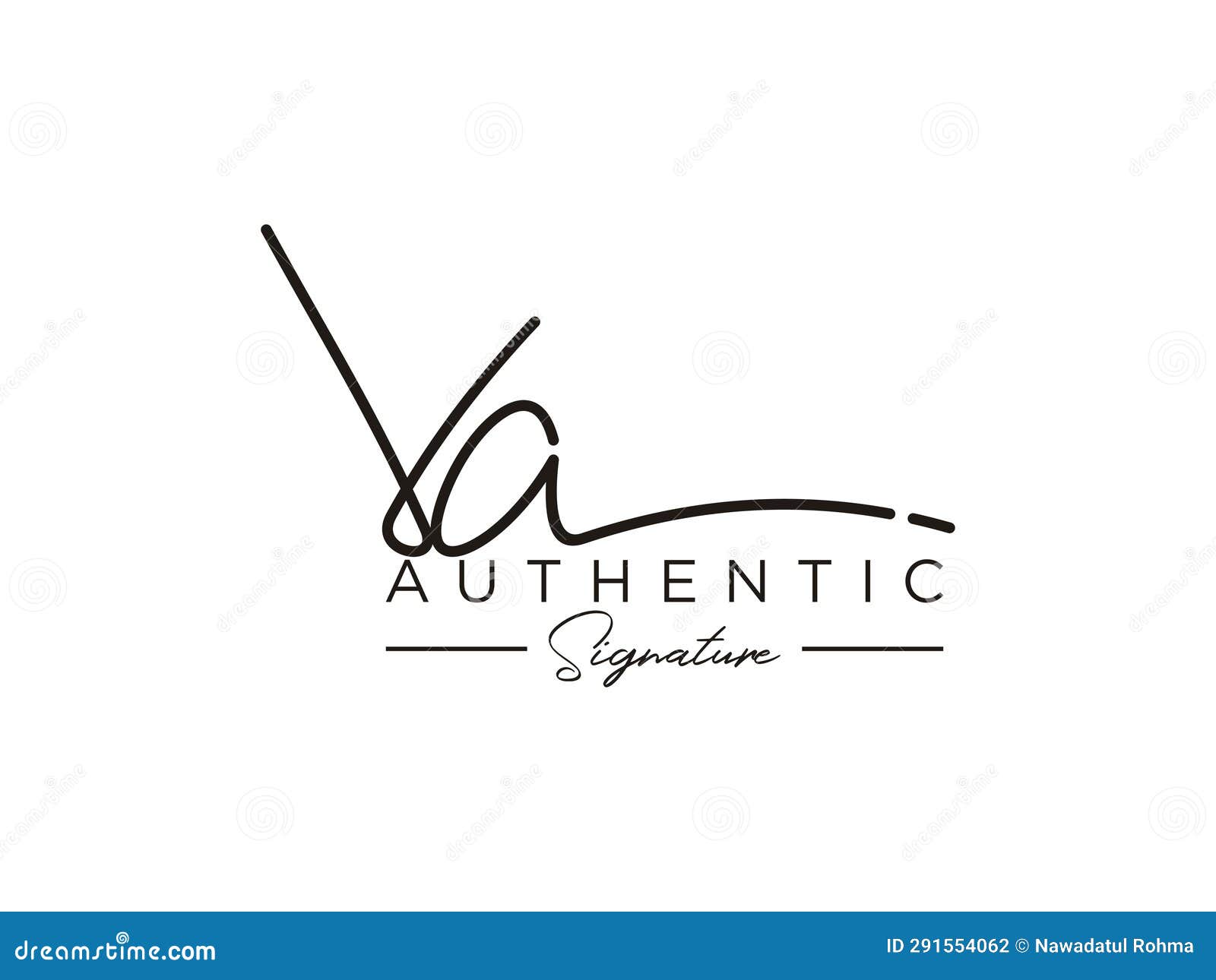 Vector De Plantilla De Logotipo De Firma De Letra Ilustración del ...