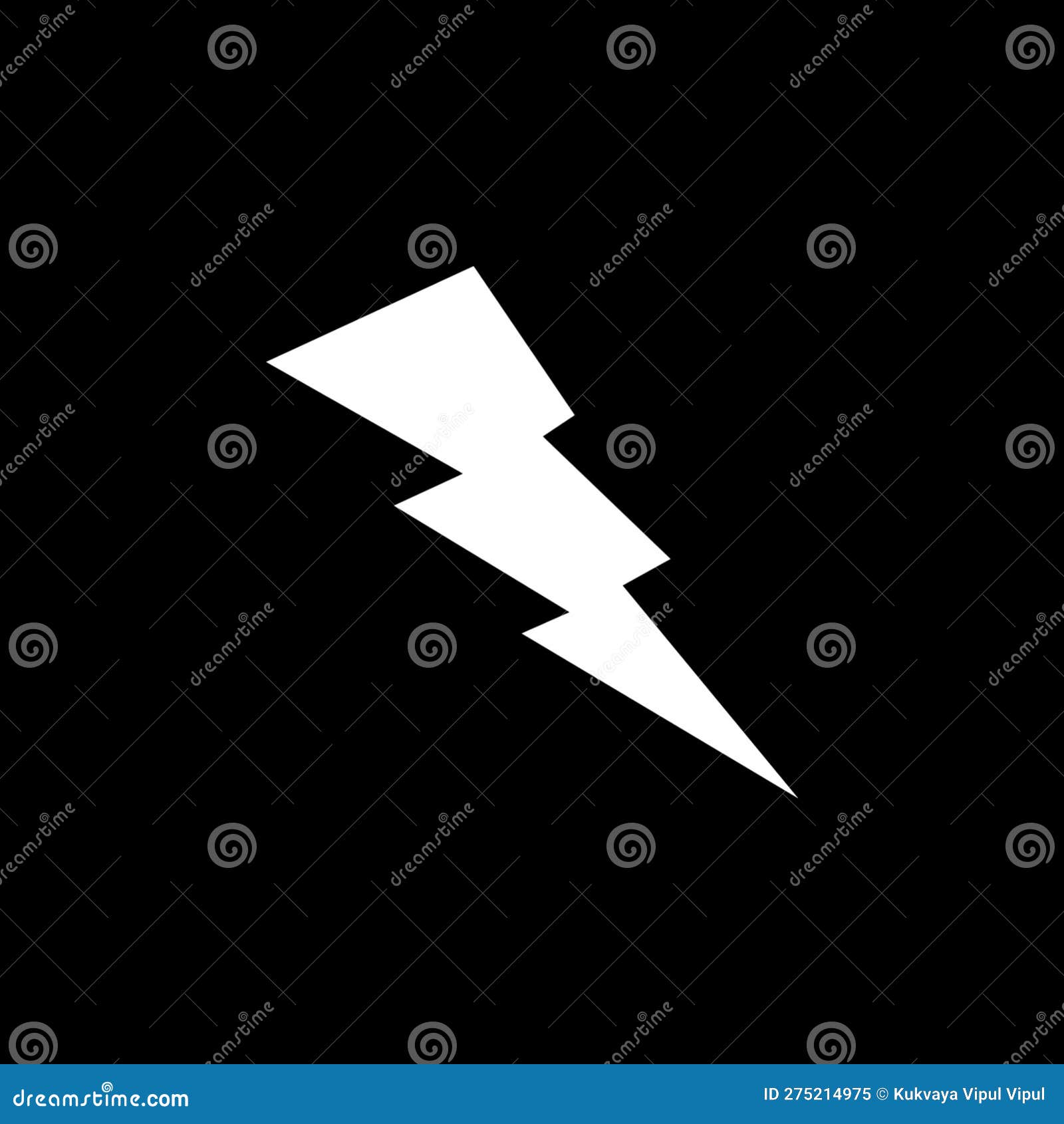 Vector De Rayo Blanco De Fondo Negro Stock de ilustración - Ilustración ...