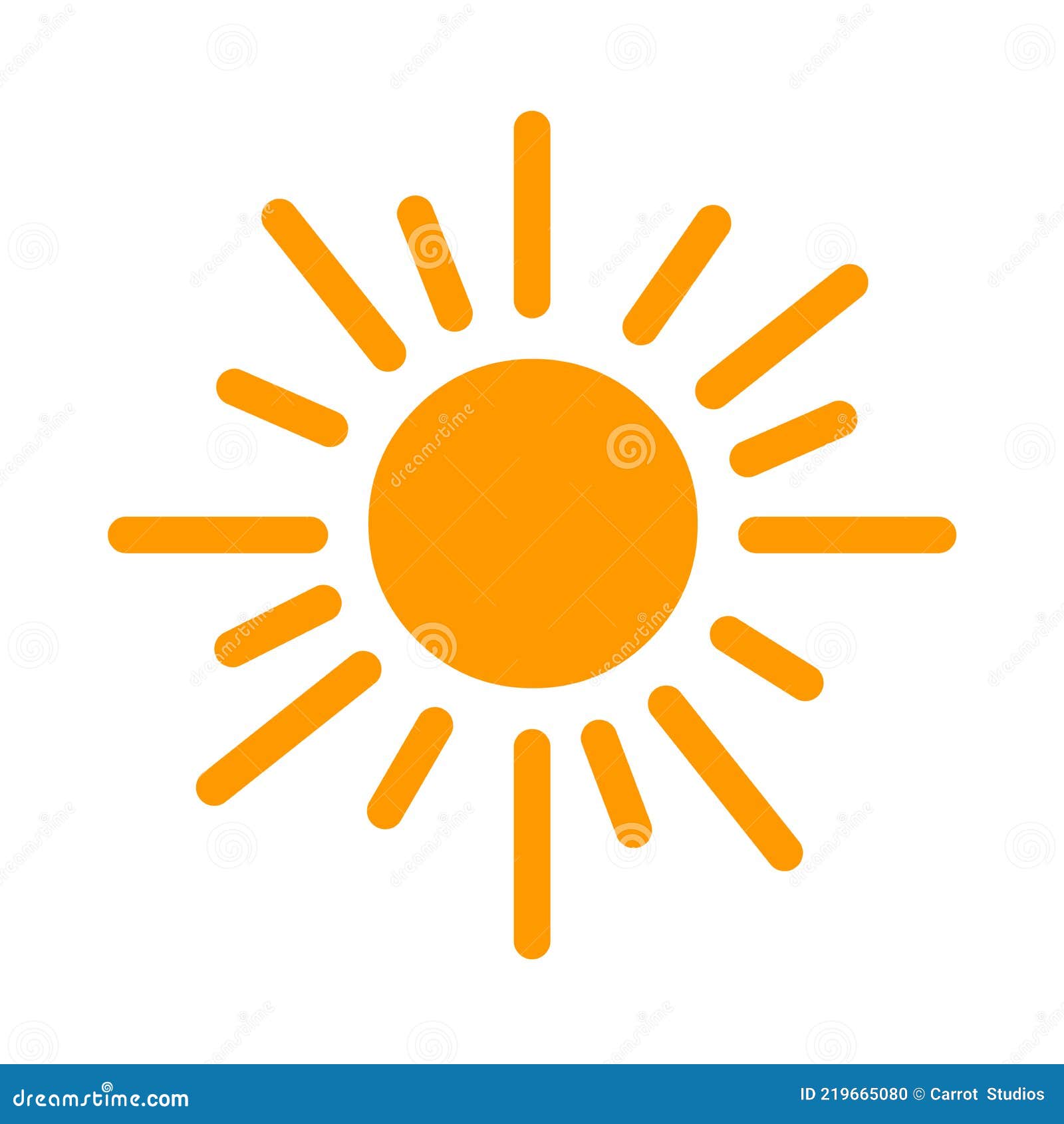 Vector de sol icono logo ilustración del vector. Ilustración de ...