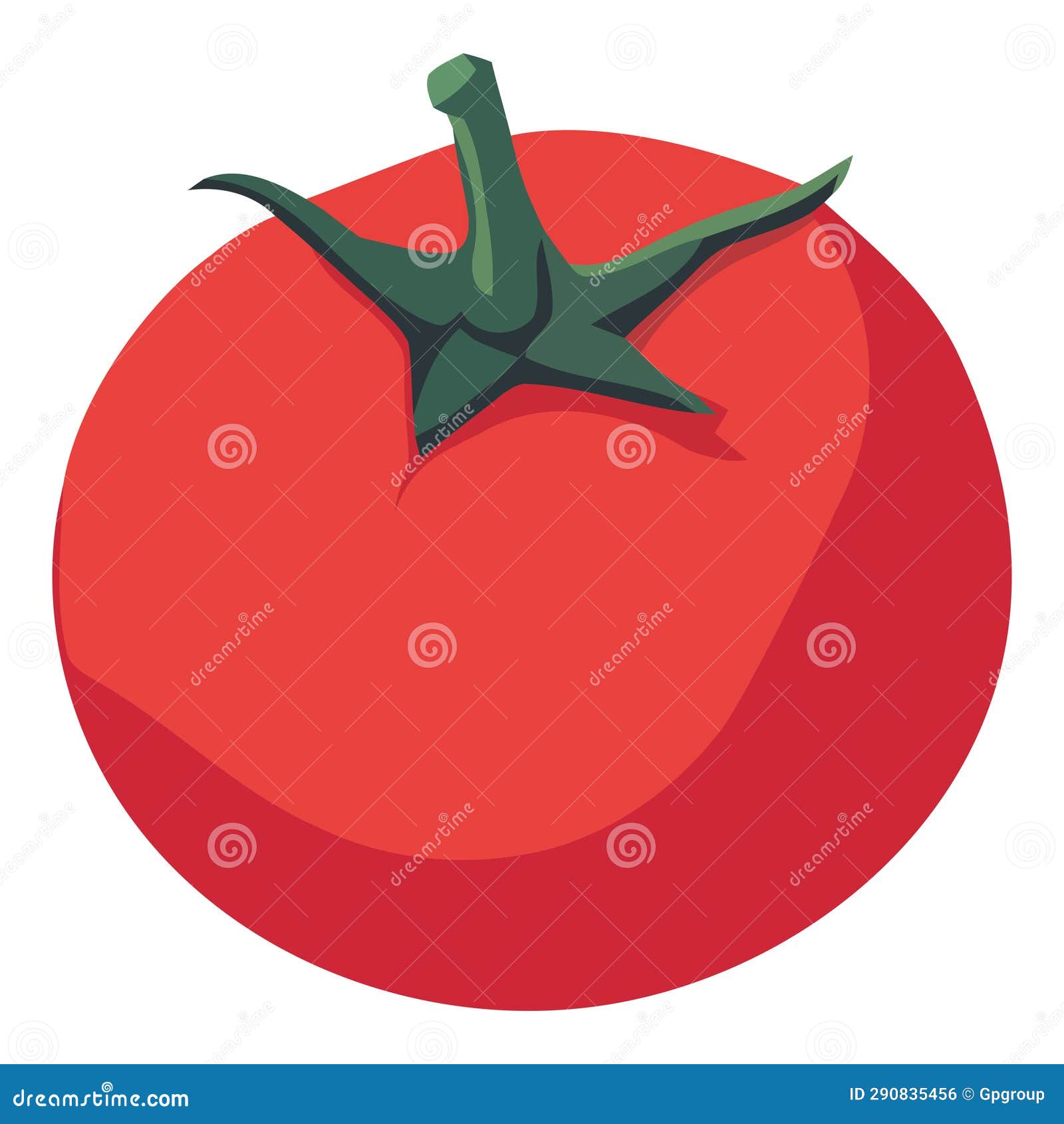 Vector de tomate fresco ilustración del vector. Ilustración de vector ...