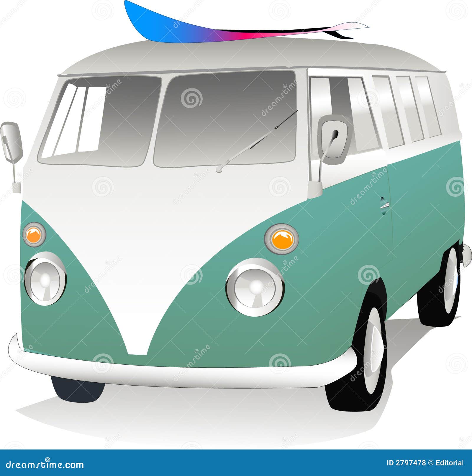 Vector de VW ilustración del vector. Ilustración de herbie - 2797478