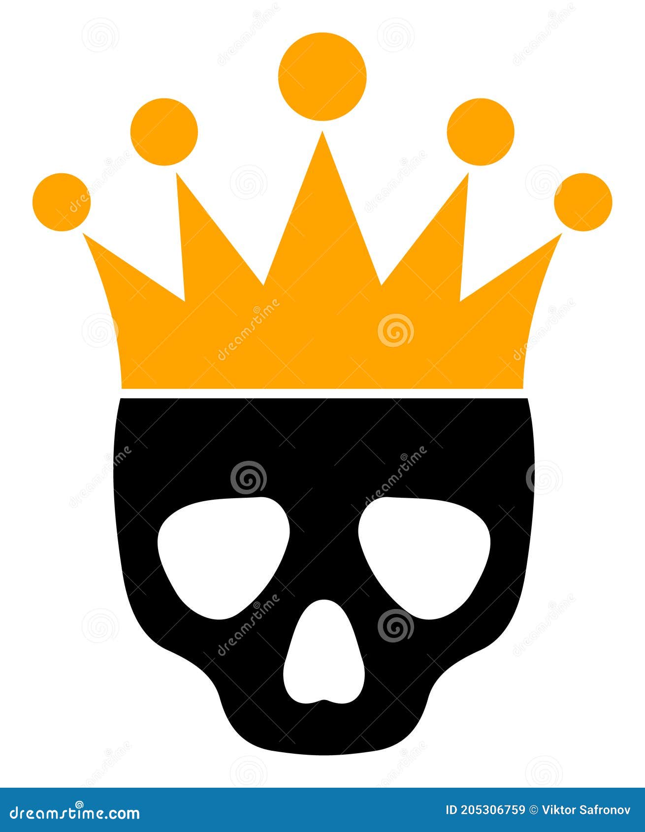 King Emergency Exit Door With Cartoon Shape Vector Illustration ...